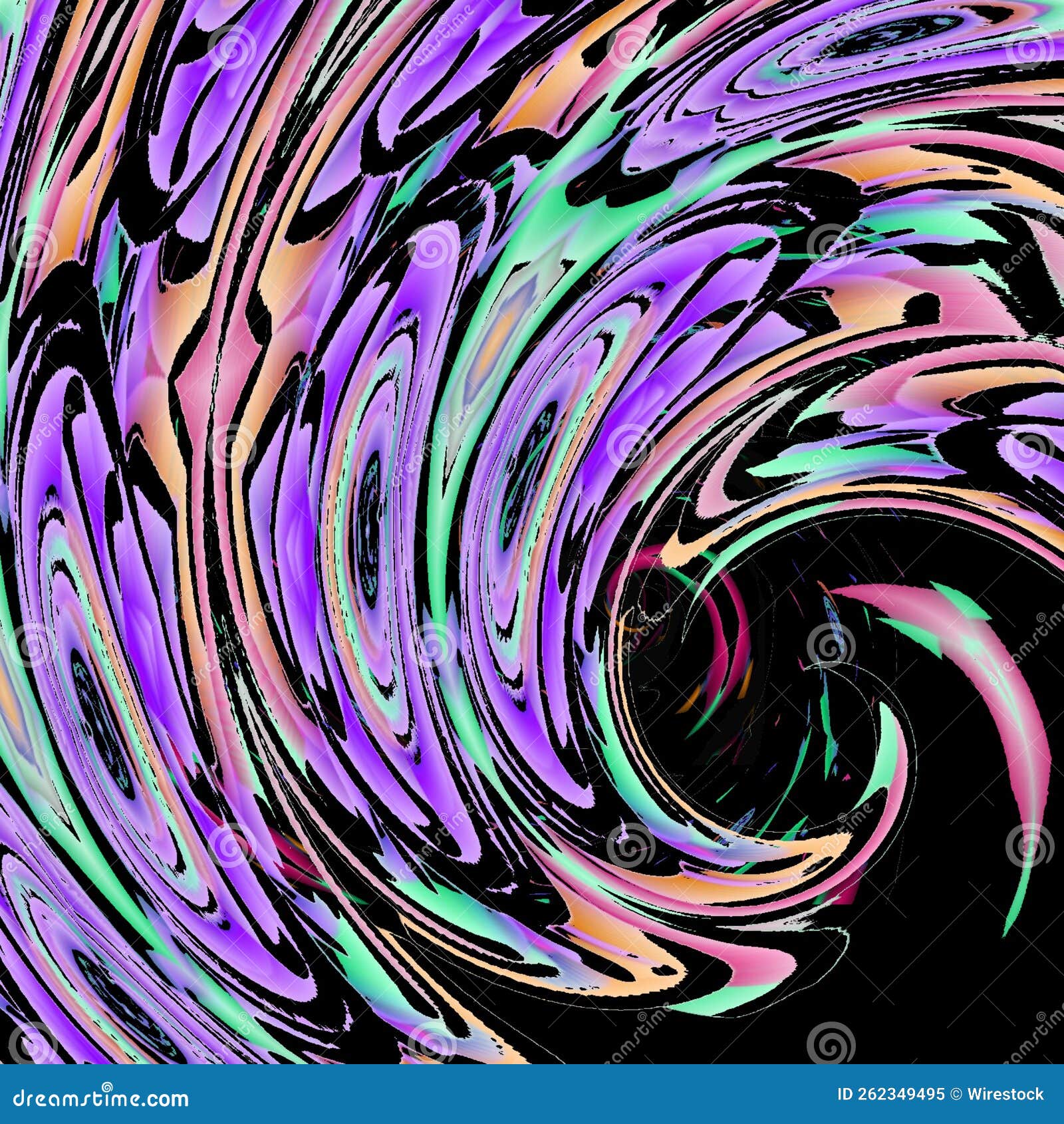 Abstract Illustration of Colorful Snipping Strips Stock Image - Image ...