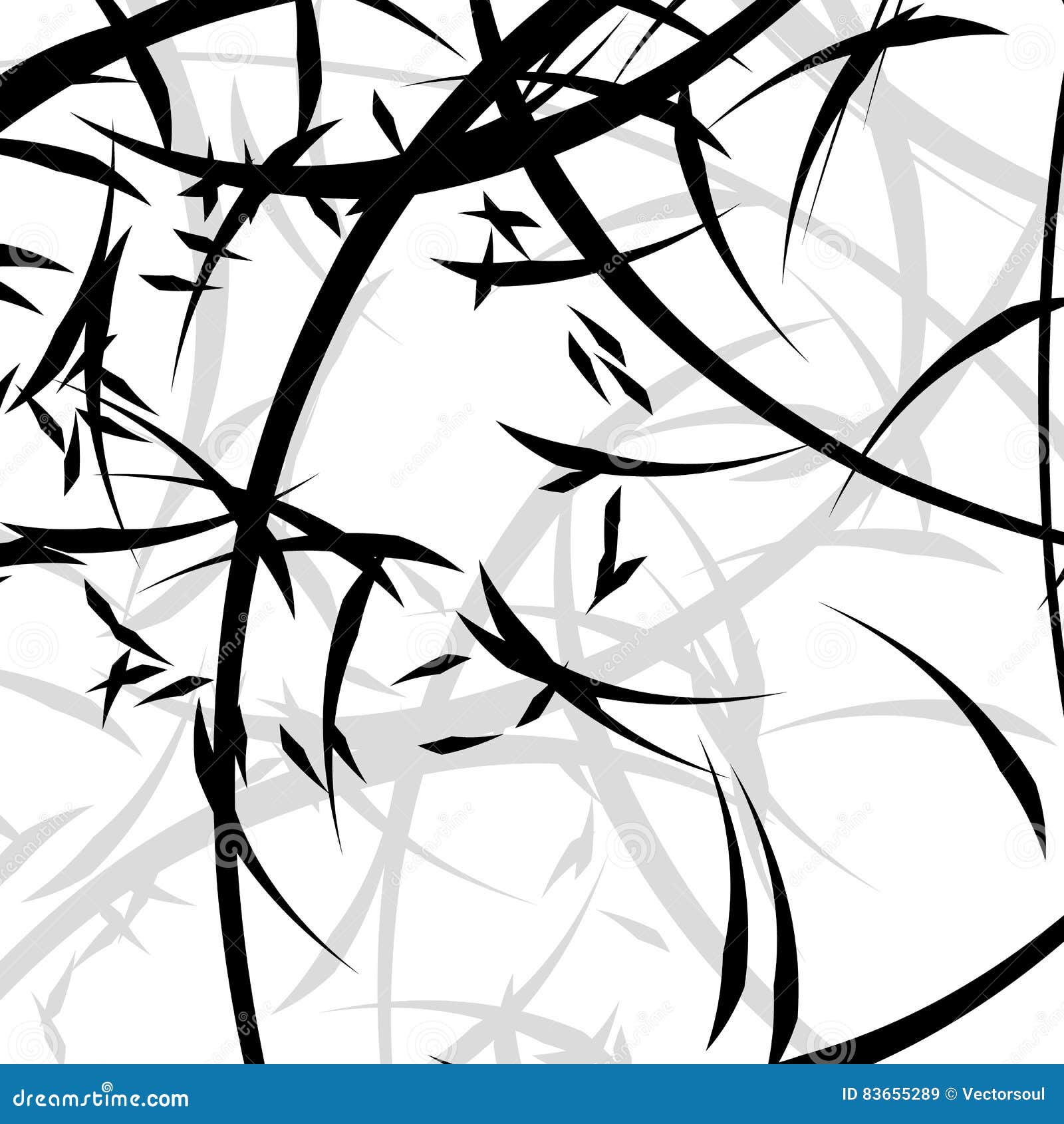 Abstract Illustration with Curvy Lines. Random Dynamic Lines Pat Stock ...