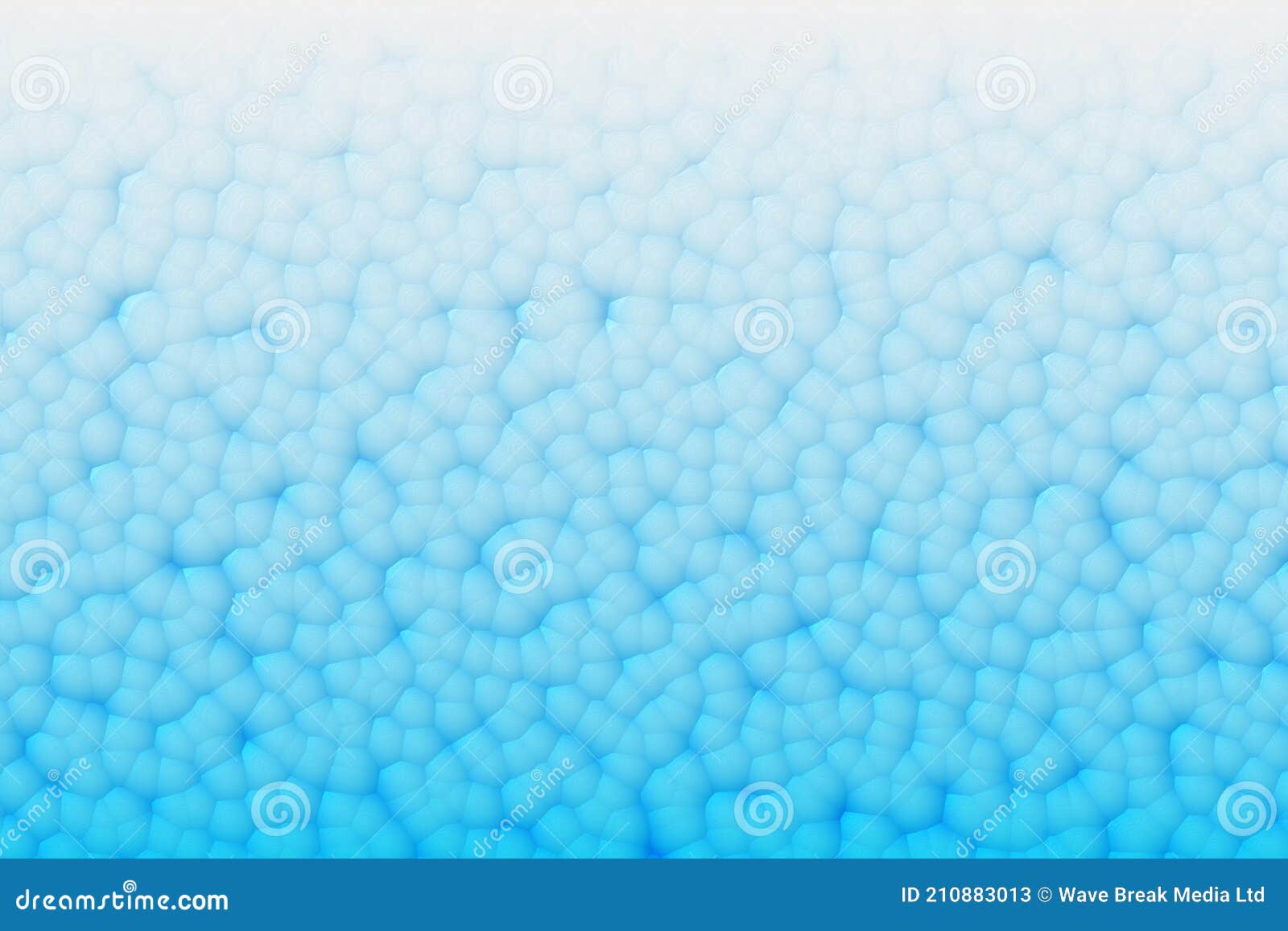 Abstract Illustration of 3d Balls Texture Against Blue Background Stock ...
