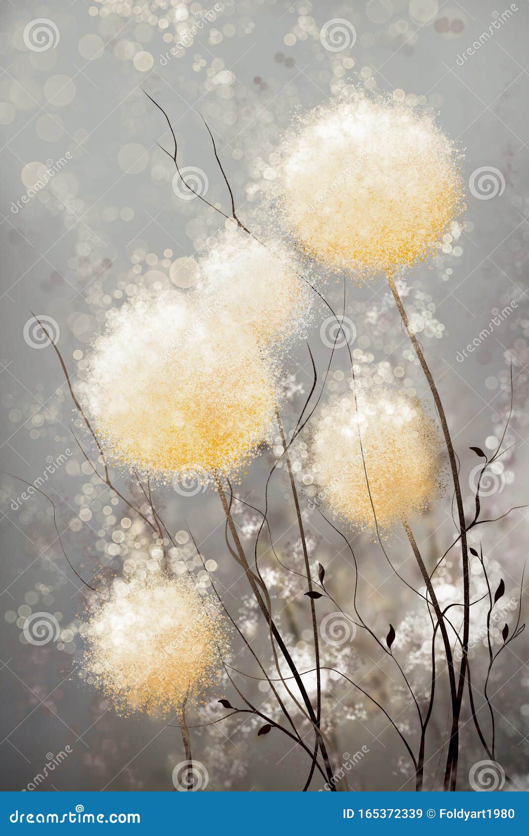 Abstract Illustration of Dandelions 库存例证 - 插画 包括有 脆弱, 蒲公英: 165372339