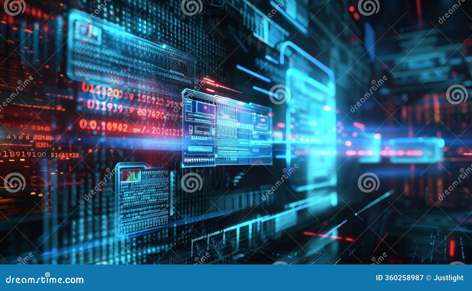 An Abstract Illustration of a Digital Wallet Showcasing Its Layers of ...