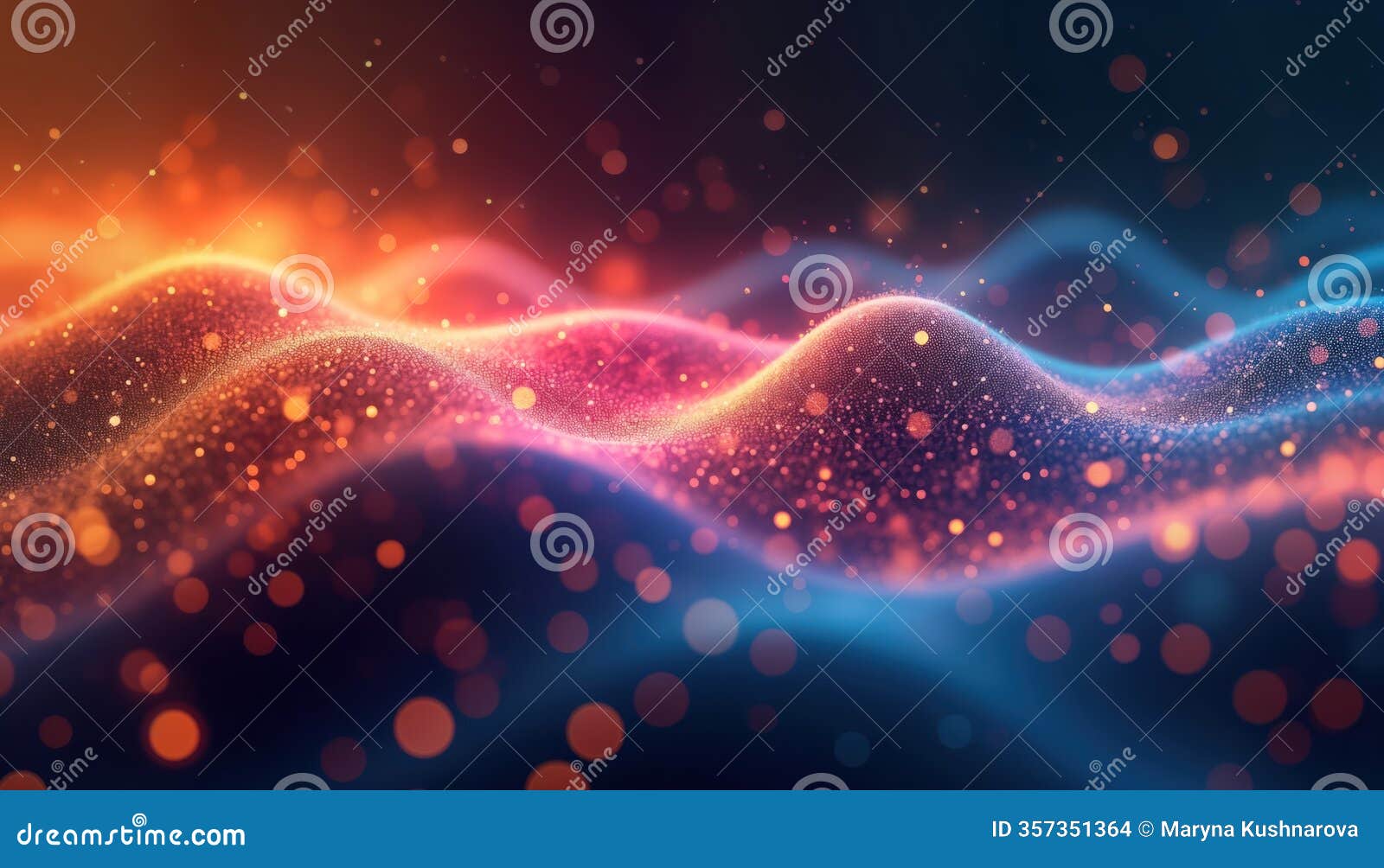 Subatomic Particle Collision Illustration. Nuclear Fusion Concept ...
