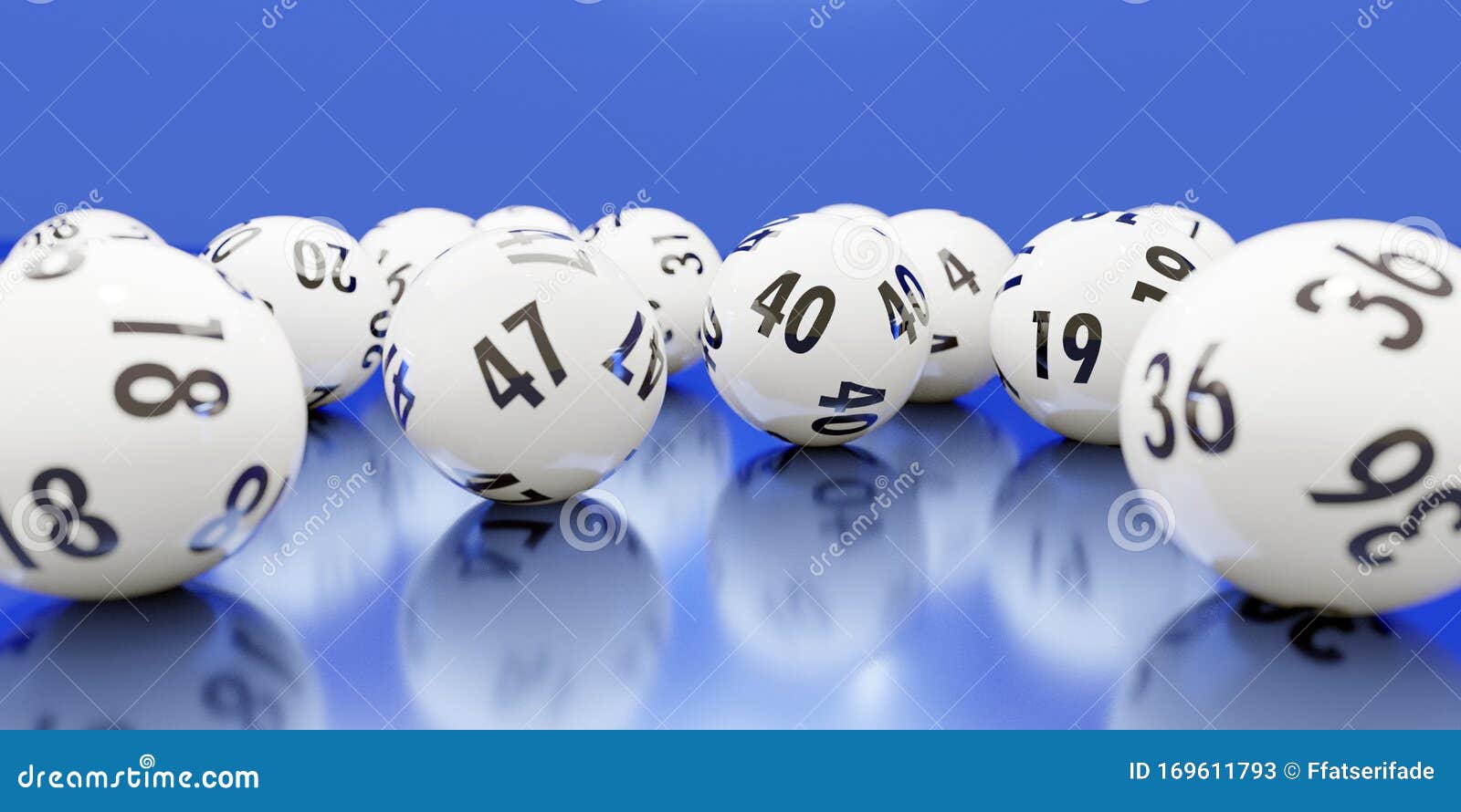 Bingo lottery balls stock illustration. Illustration of numbers - 169611793