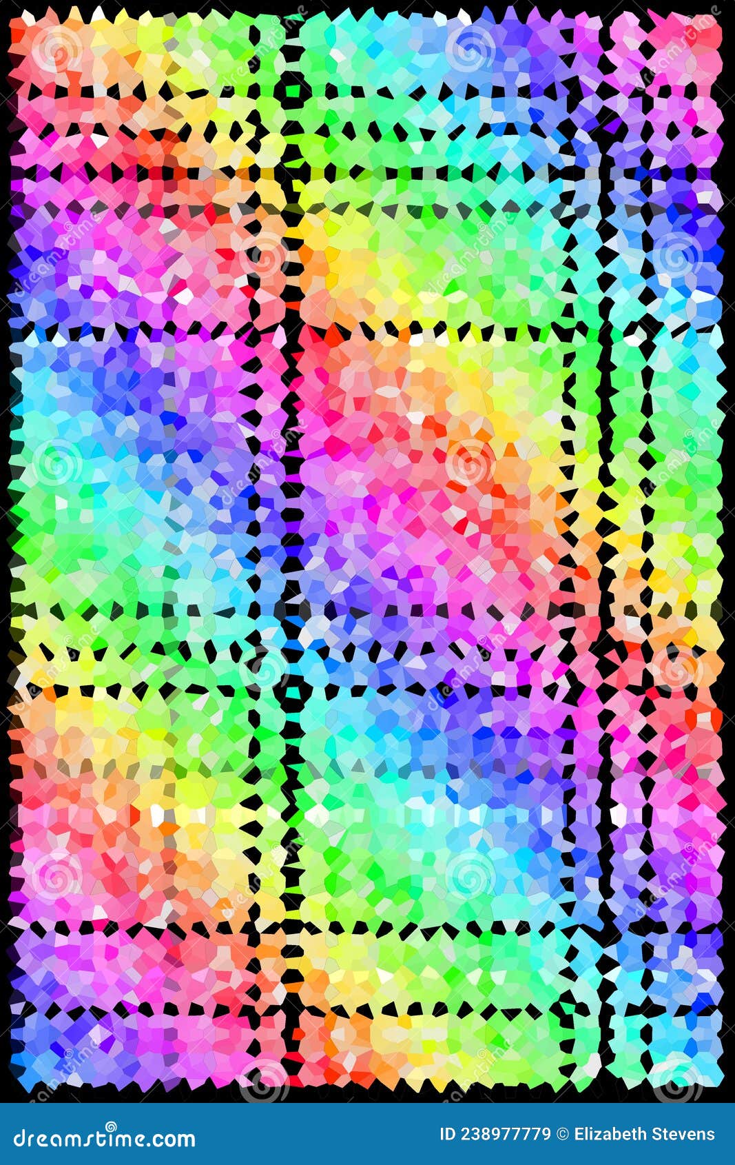 Rainbows and grids stock illustration. Illustration of font - 238977779