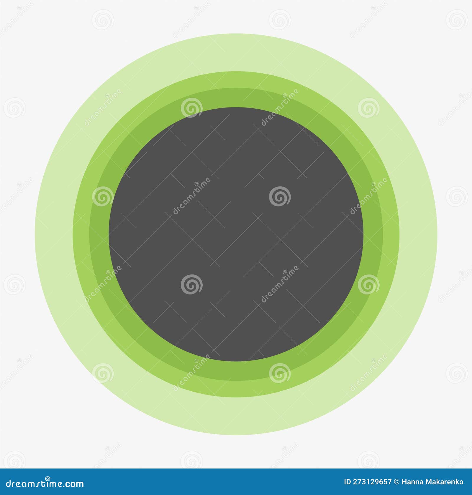 Abstract Illustration in the Form of Circles of Different Diameters ...