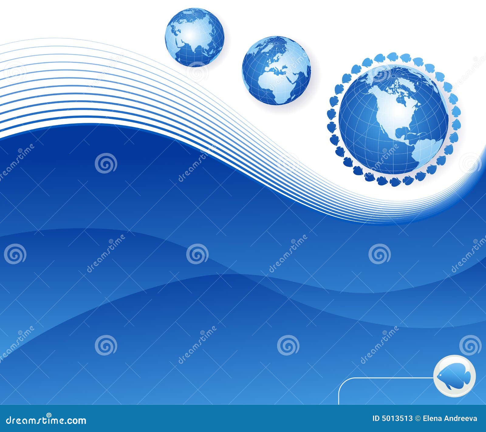 Abstract Illustration with Globe Stock Vector - Illustration of canada ...