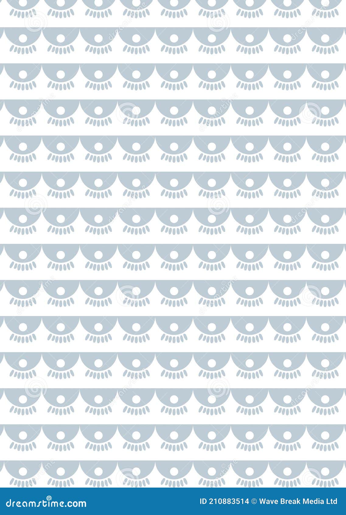 Abstract Illustration of Abstract Grey Shapes in Seamless Pattern ...