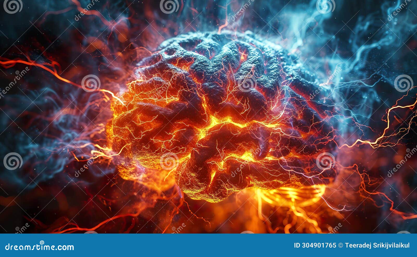 Illustration Of Ictal EEG Recording During Seizure Cartoon Vector ... Illustration Of Ictal EEG Recording During Seizure Cartoon Vector ...