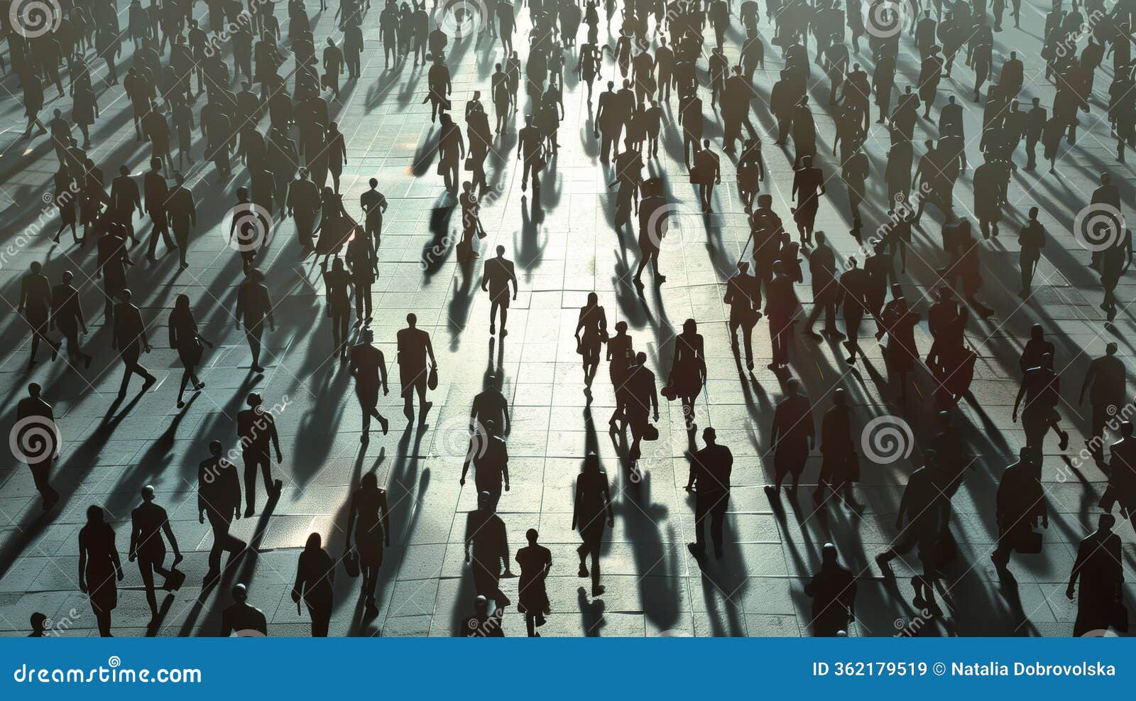 Abstract Illustration of Human Expansion and Urban Development. Stock ...