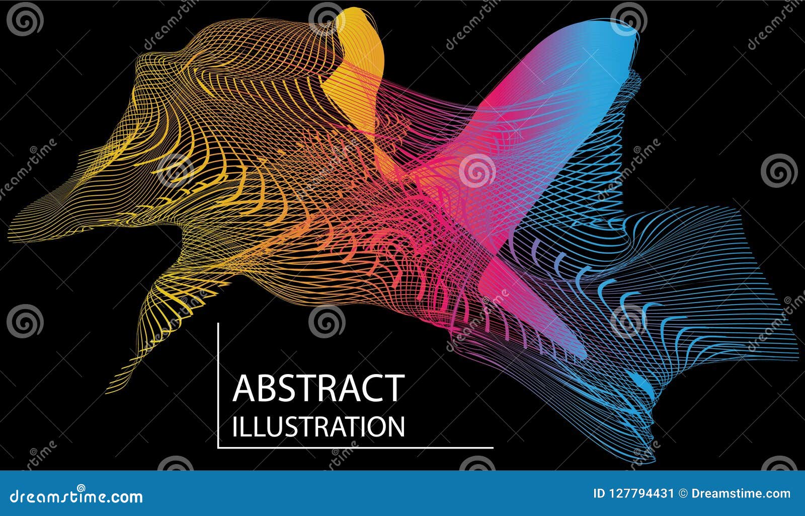 Abstract Spot of Colorful Illustration Stock Illustration ...
