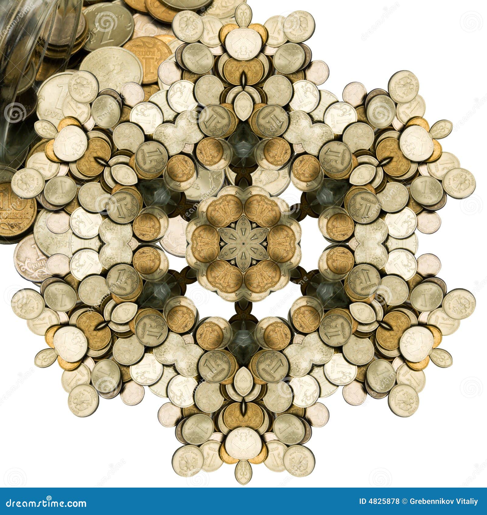 Abstract Illustration with Money. Stock Illustration - Illustration of ...