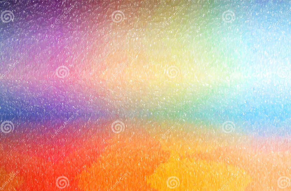 Abstract Illustration Of Orange And Blue Color Pencil With Big Coverage