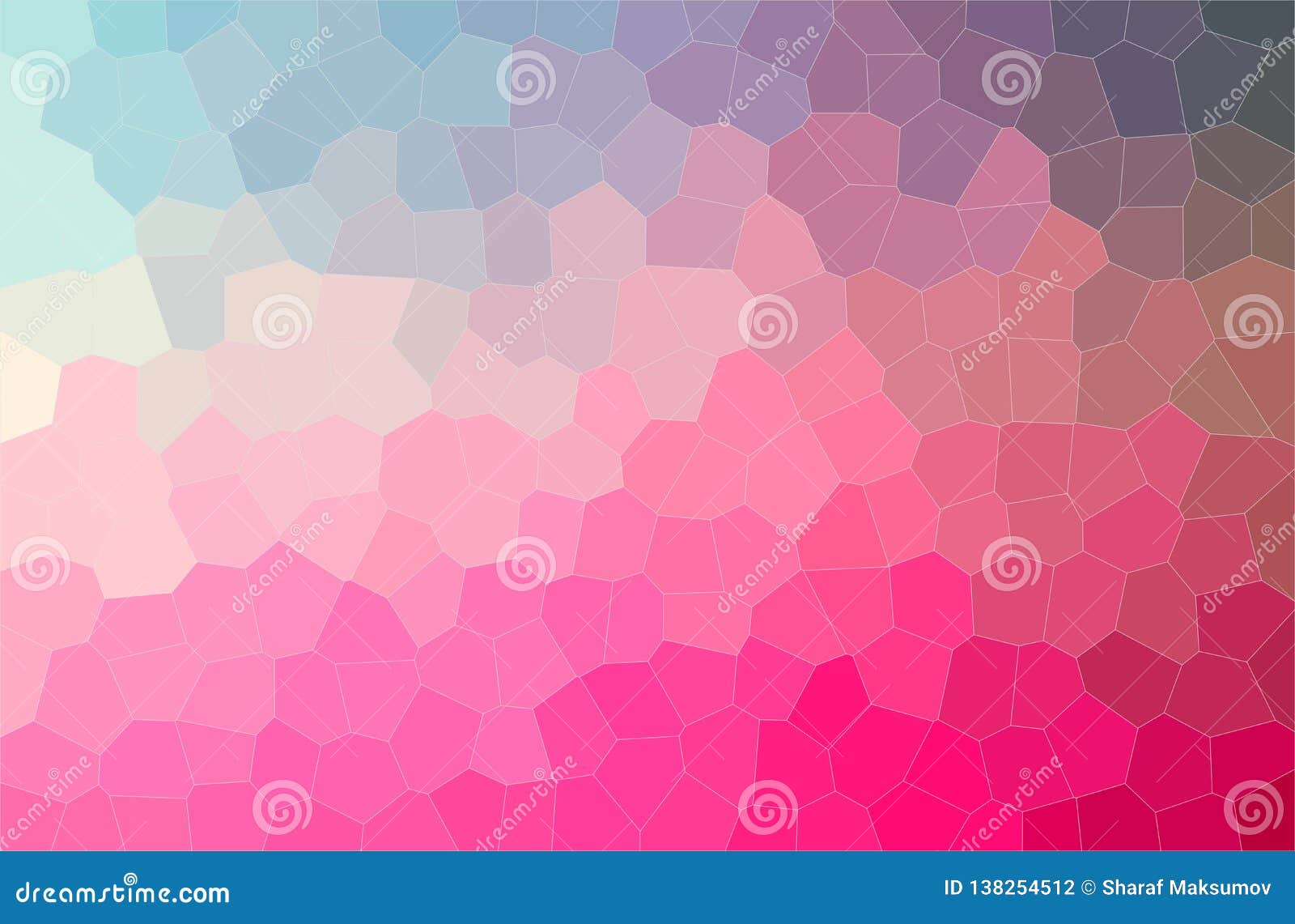 Abstract Illustration of Pink Middle Size Hexagon Background Stock ...
