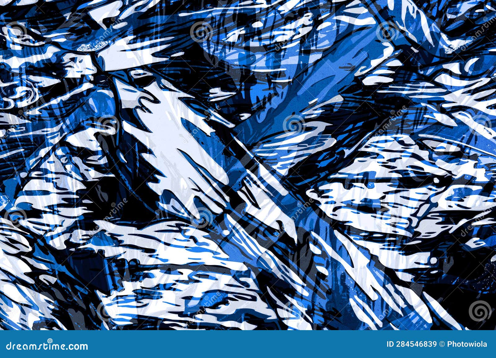 Abstract Illustration for Print, Fabric Pattern, for Use in Graphics ...