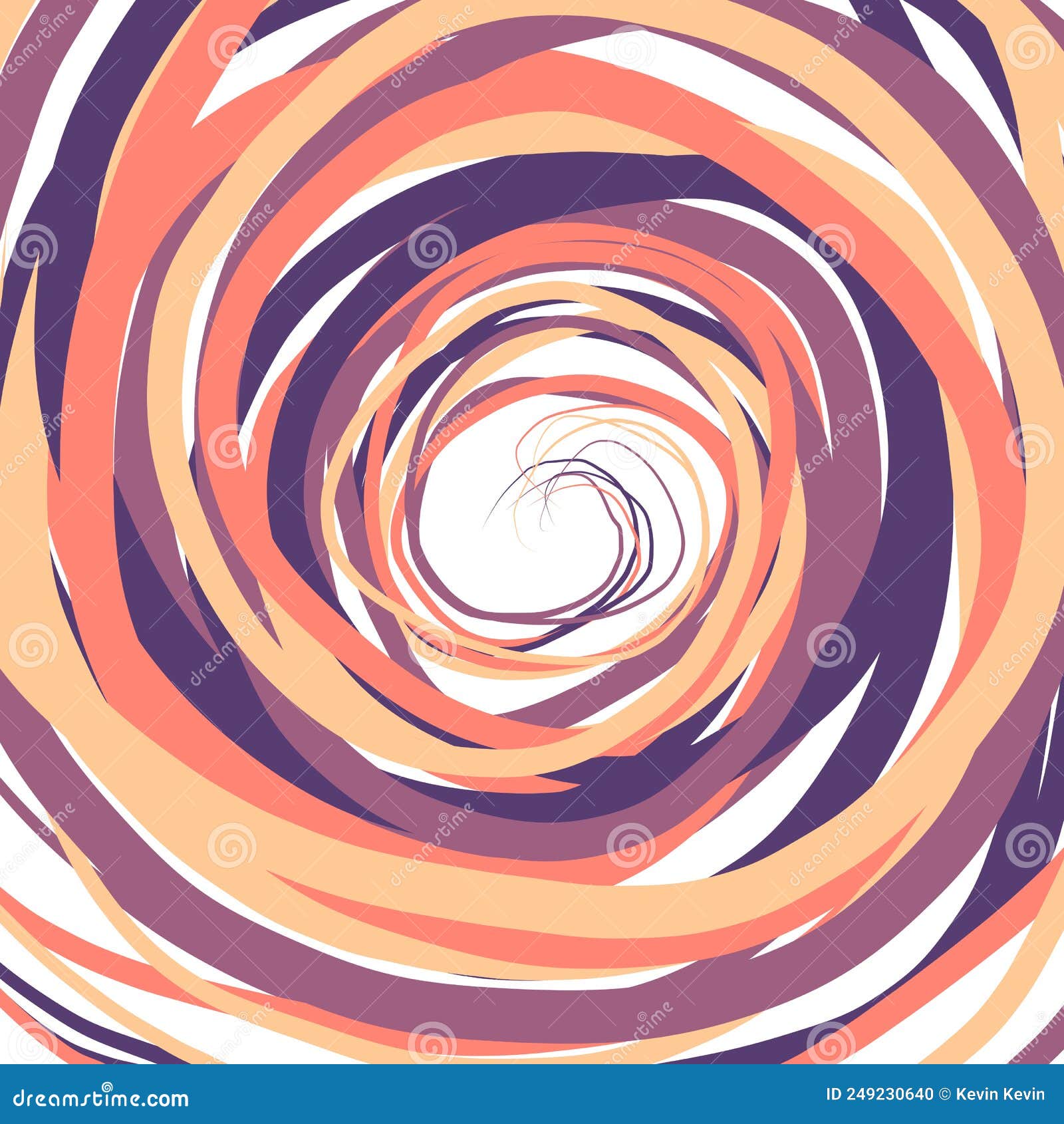 Abstract Illustration of Purple and Orange Gradient Colored Lines ...