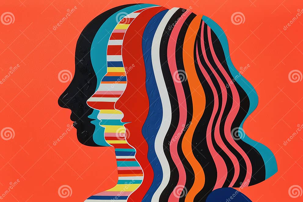 Abstract Illustration Representing the Complex Mind of an Ocd Patient ...