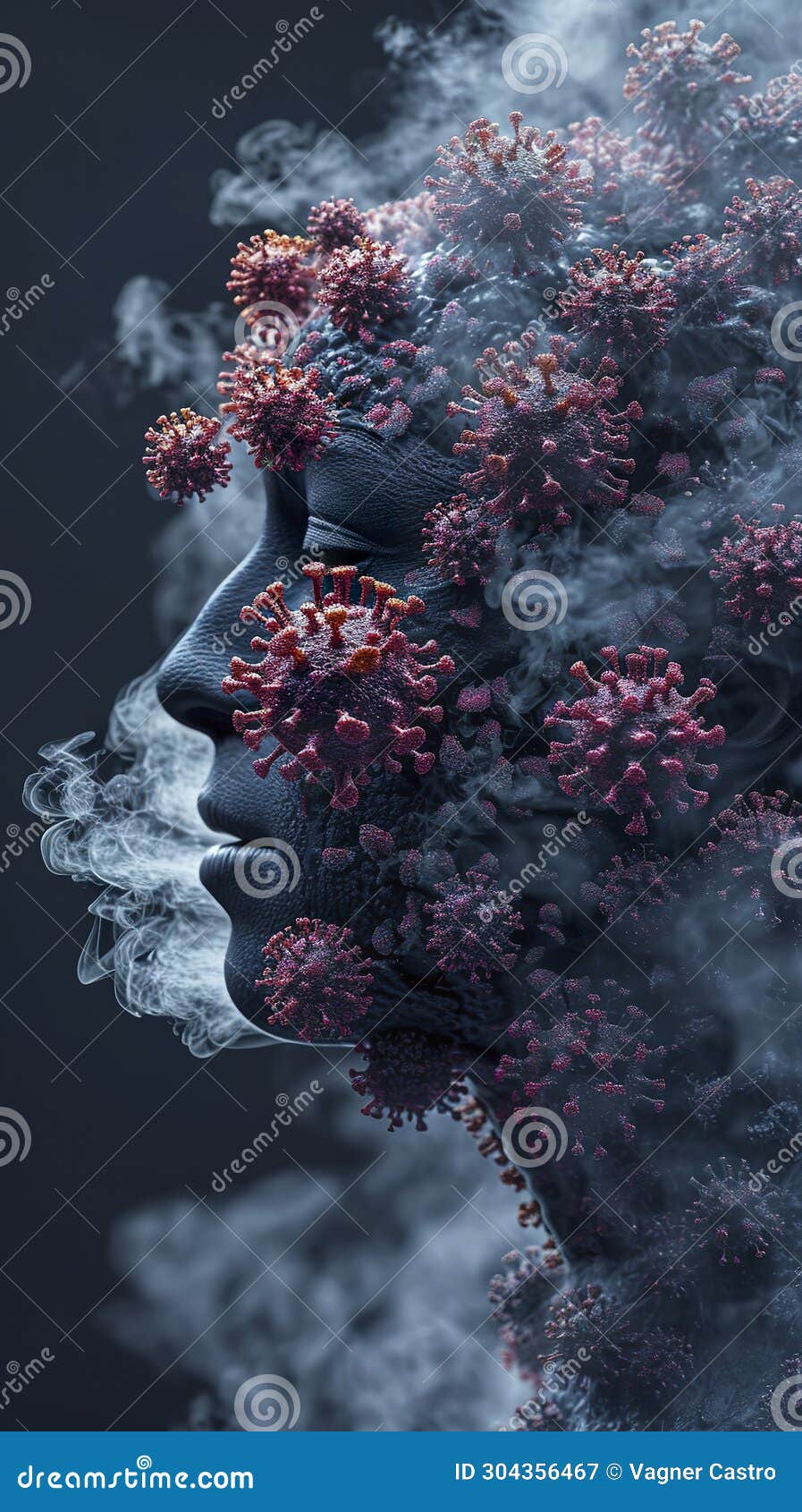 Abstract Illustration Representing a Disease X. Stock Illustration ...