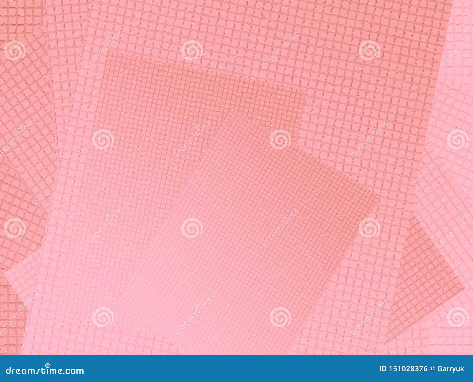 Abstract Illustration of a Set of Pink Sheets Set at Differing Angles ...