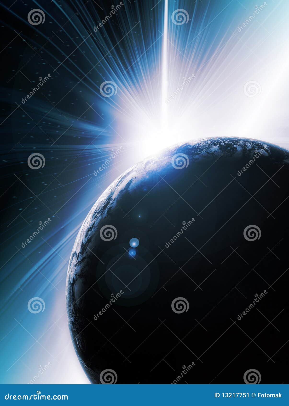 Abstract Illustration of Solar Eclipse Stock Illustration ...