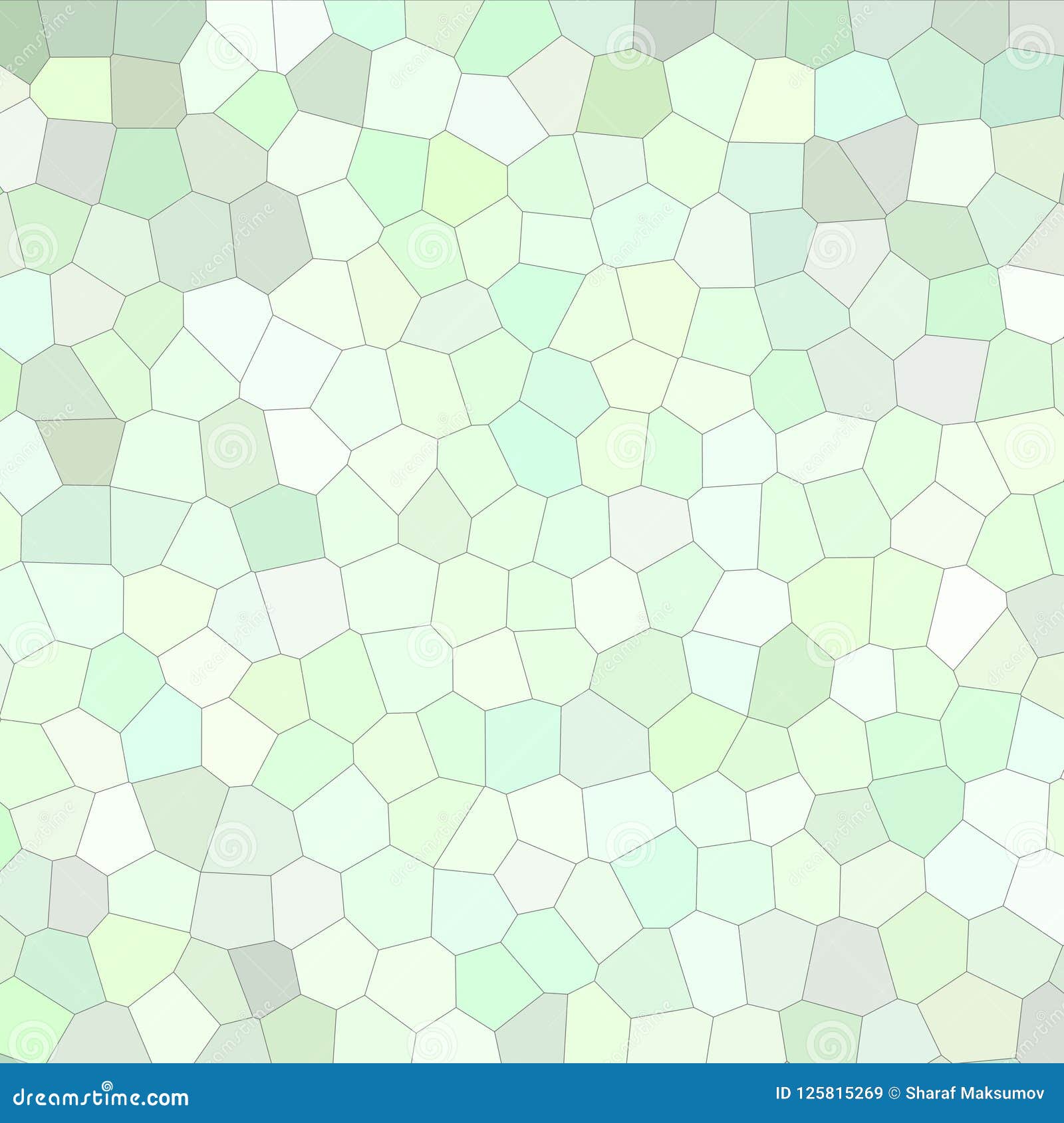 Abstract Illustration of Square Mint Cream Bright Little Hexagon ...
