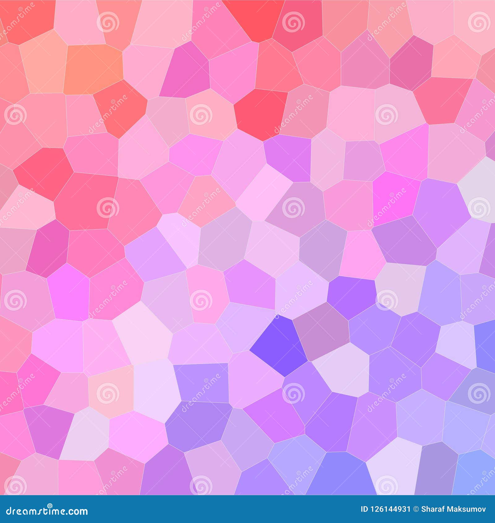 Abstract Illustration of Square Pink and Blue Bright Middle Size ...
