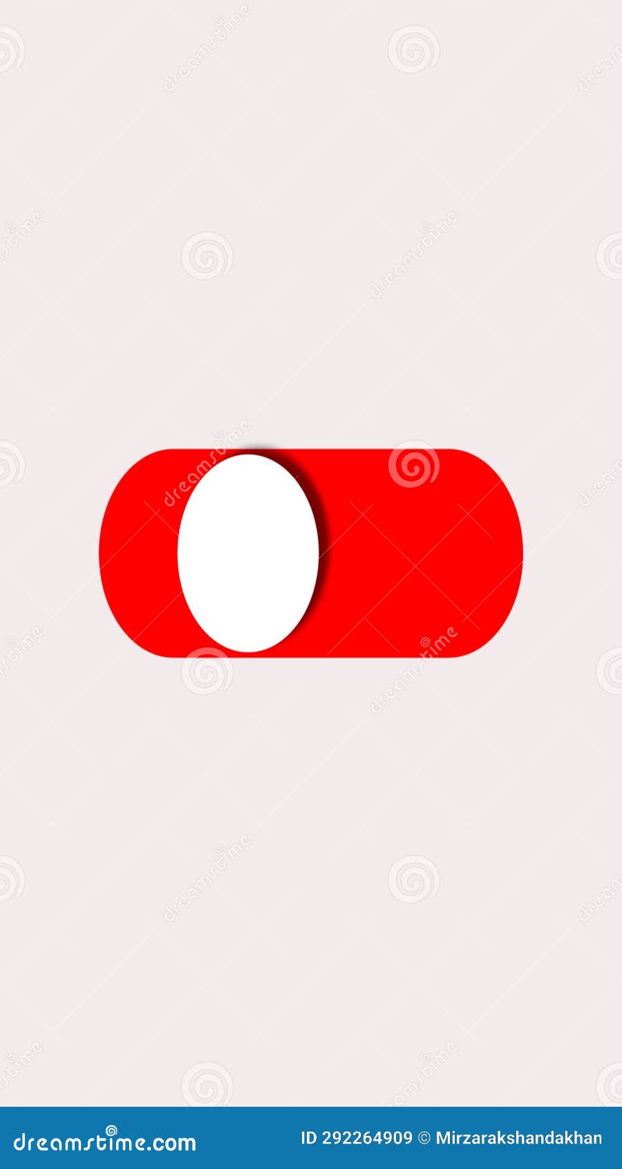 Abstract Illustration Switch Turn on and Turn Off Button with Colorful ...