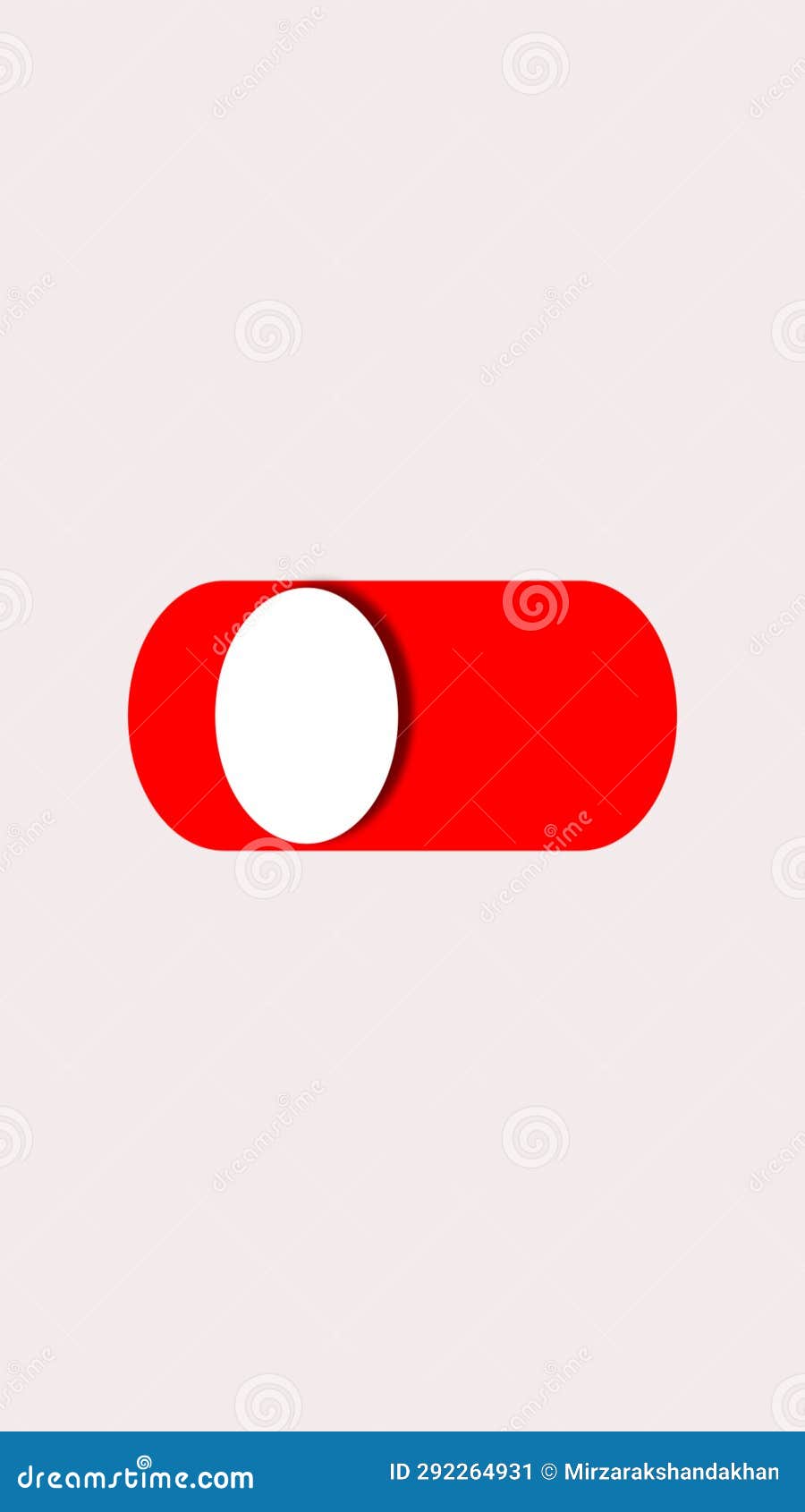 Abstract Illustration Switch Turn on and Turn Off Button with Colorful ...