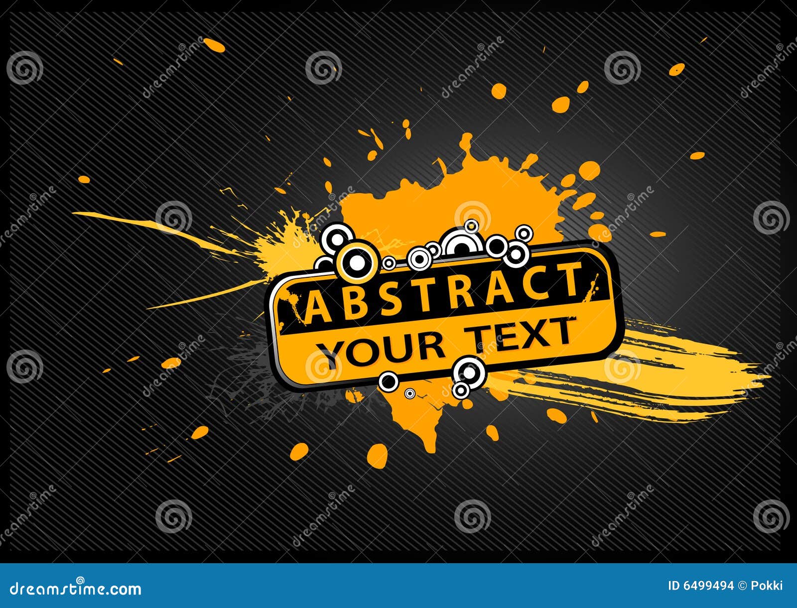 Abstract Illustration with Text. Stock Vector - Illustration of dark ...