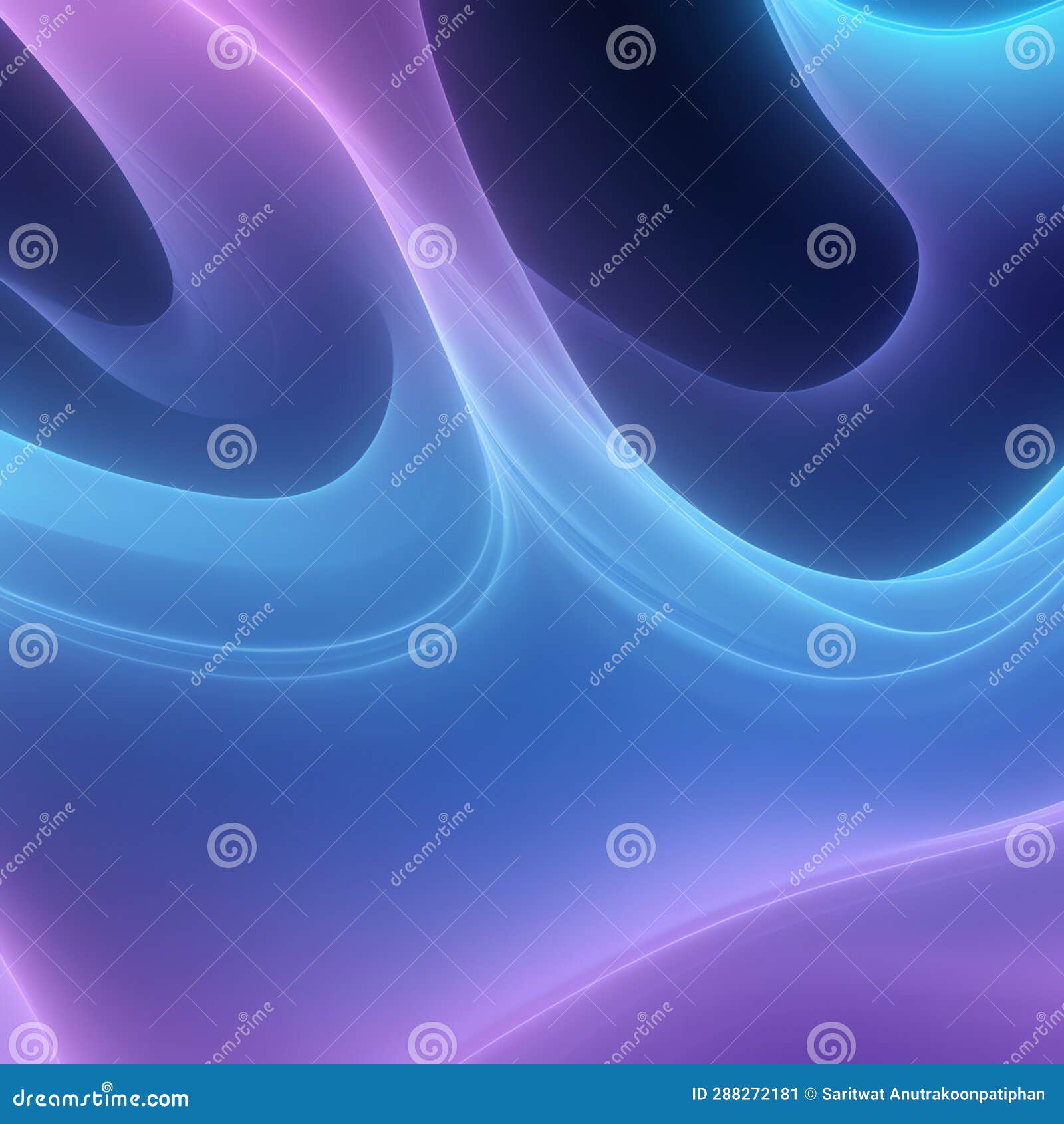 Abstract Illustration Vector Midnight Blue Gradient Wave Background ...