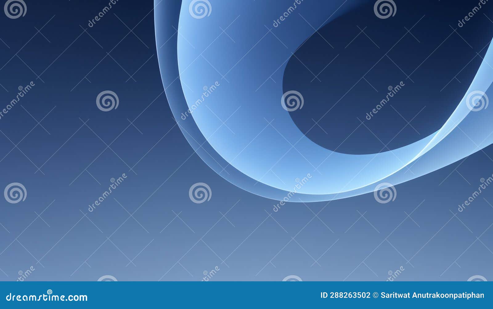 Abstract Illustration Vector Midnight Blue Gradient Wave Background ...
