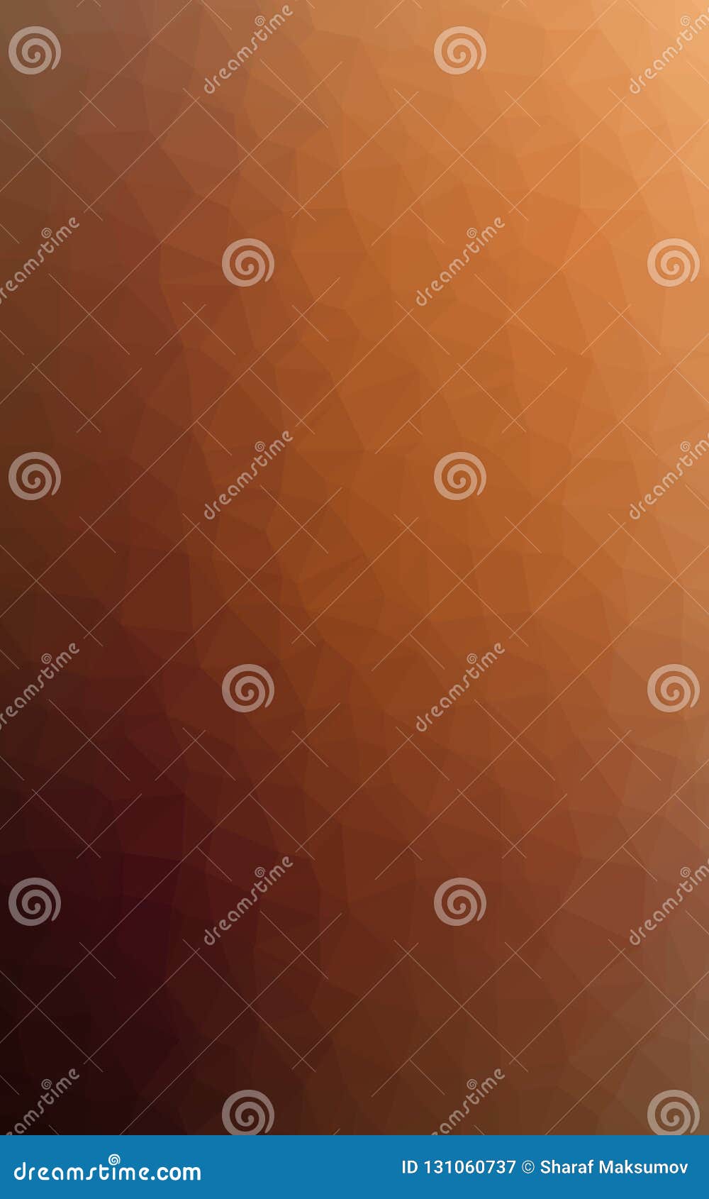 Abstract Illustration of Vertical Brown Triangle Polygon Background ...
