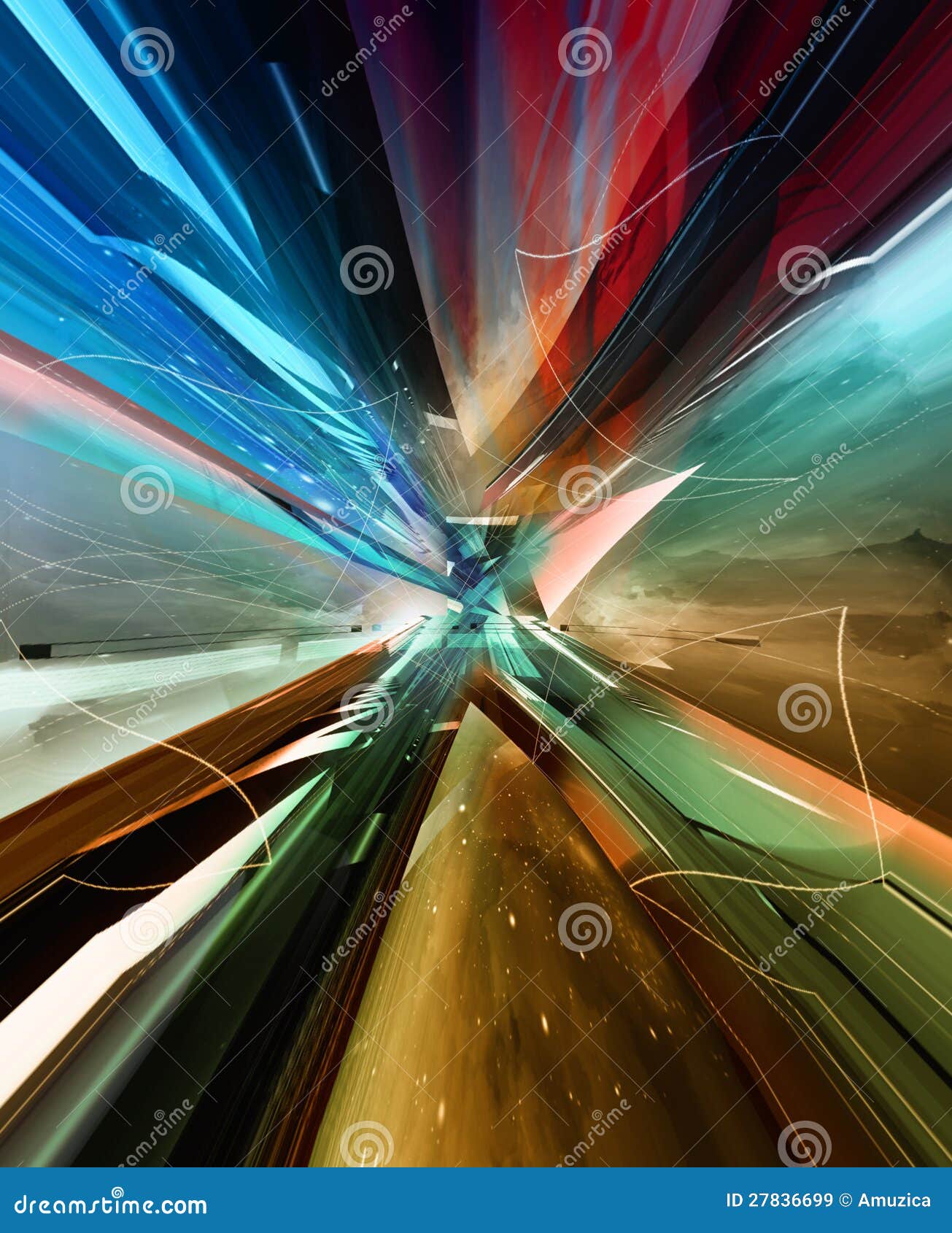 Abstract Illustration. Virtual Background. Stock Illustration ...