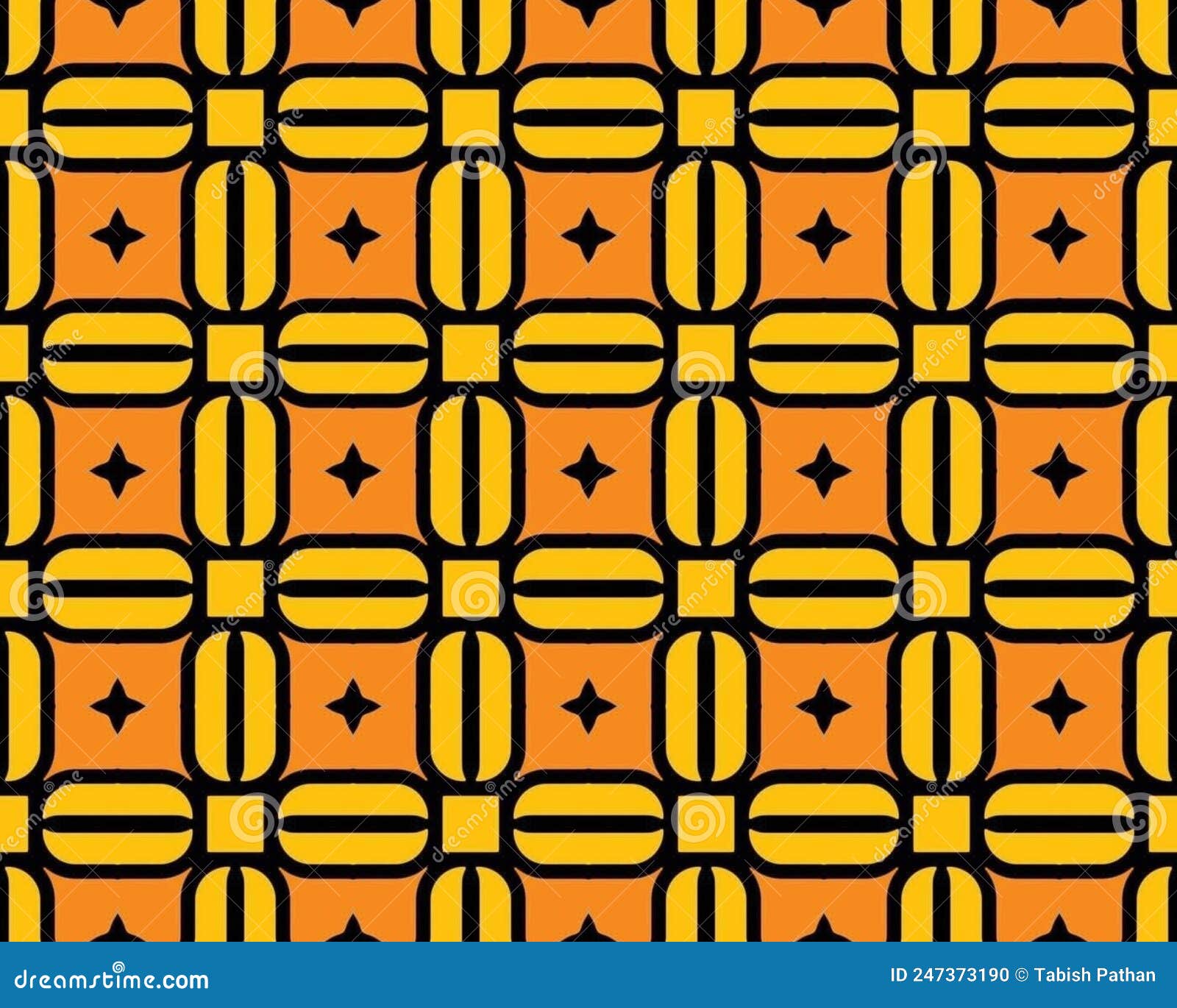 Abstract Illustration with Yellow and Orange Colors for a Wallpaper ...
