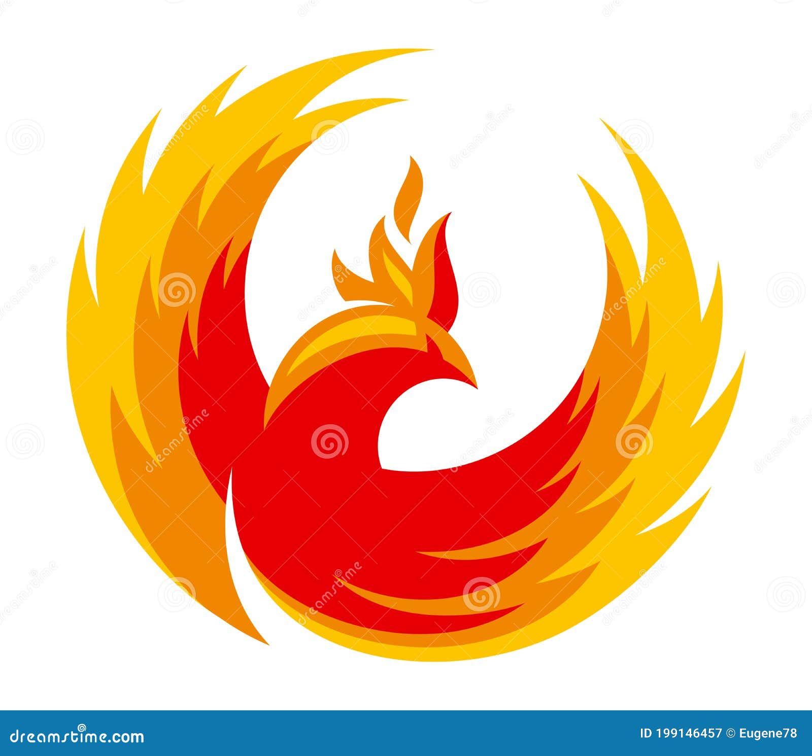 Firebird. Abstract Illustration for Your Projects Stock Vector ...