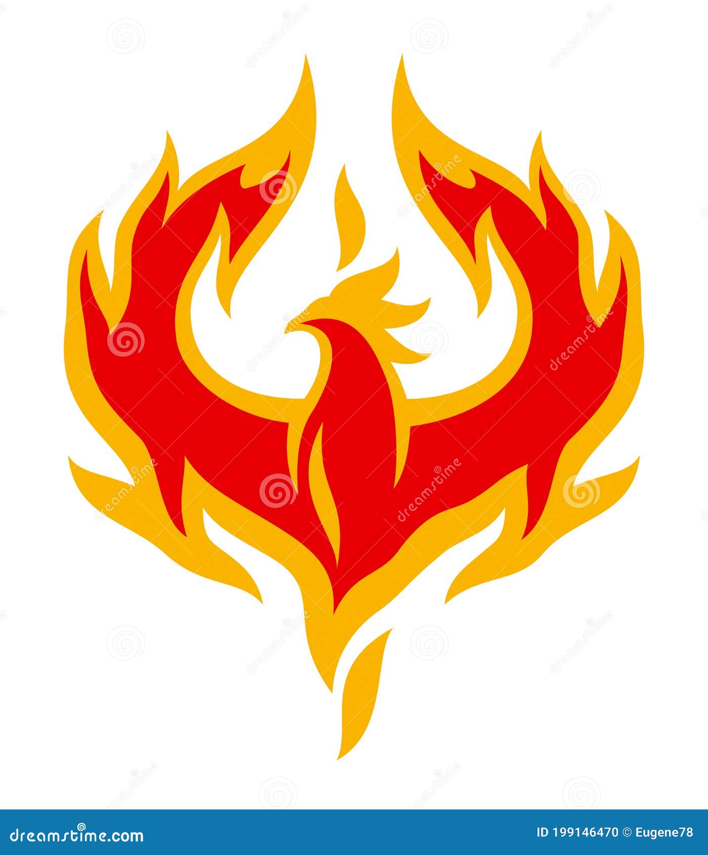 Firebird. Abstract Illustration for Your Projects Stock Vector ...