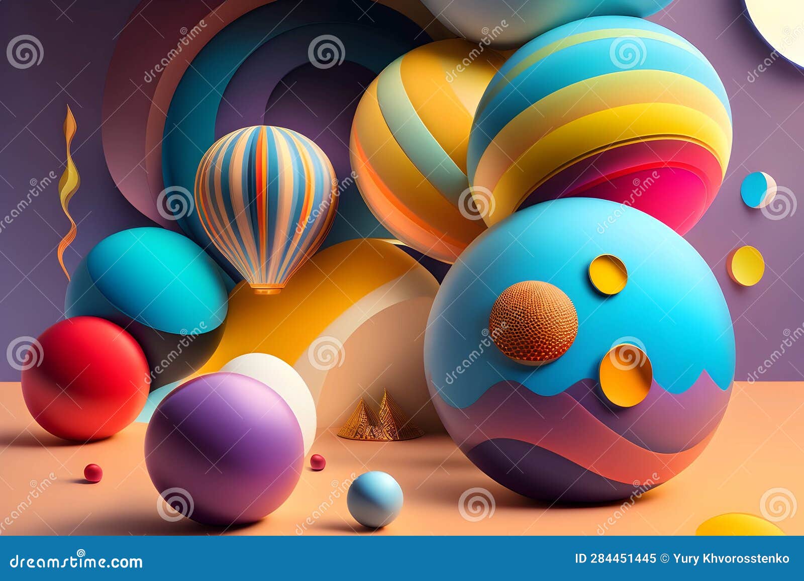 Abstract Illustrations, Impressionism, Bright Color Scheme, Colored ...