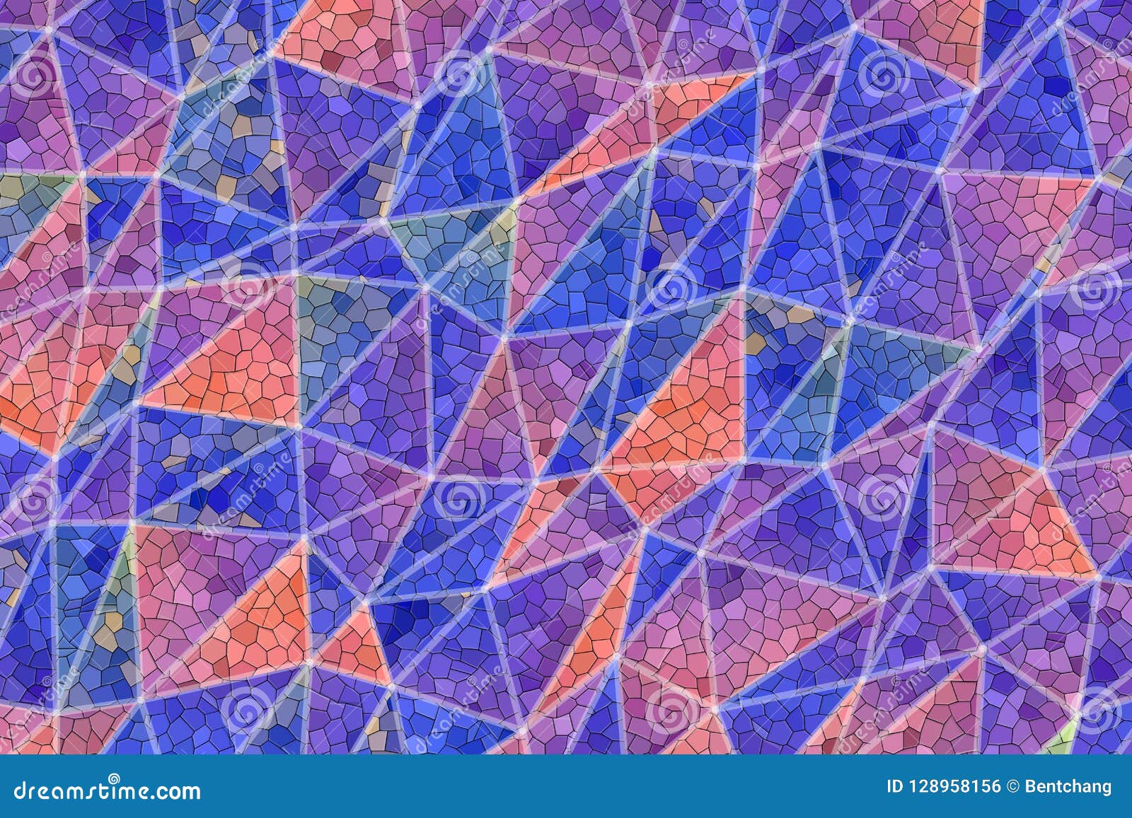 Abstract Illustrations of Triangle Strip, Conceptual. Drawing, Effect ...