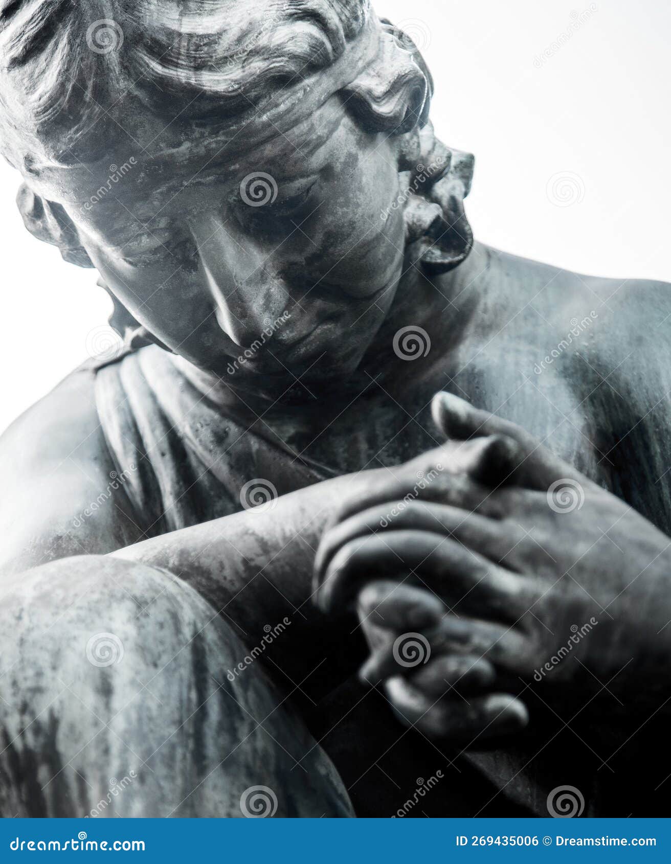 An Abstract Image of an Angel Praying for Us and Giving Hope and Help ...