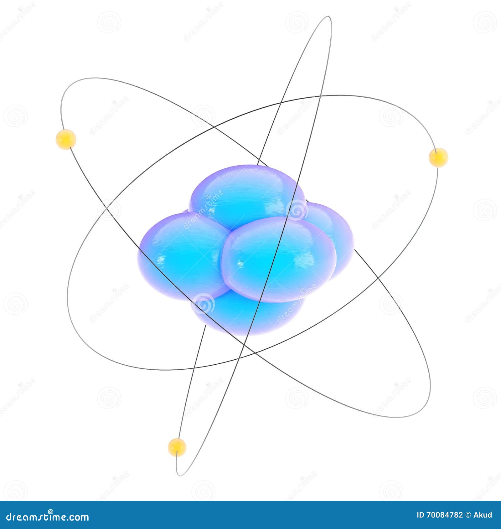 Abstract image of atom stock illustration. Illustration of research ...
