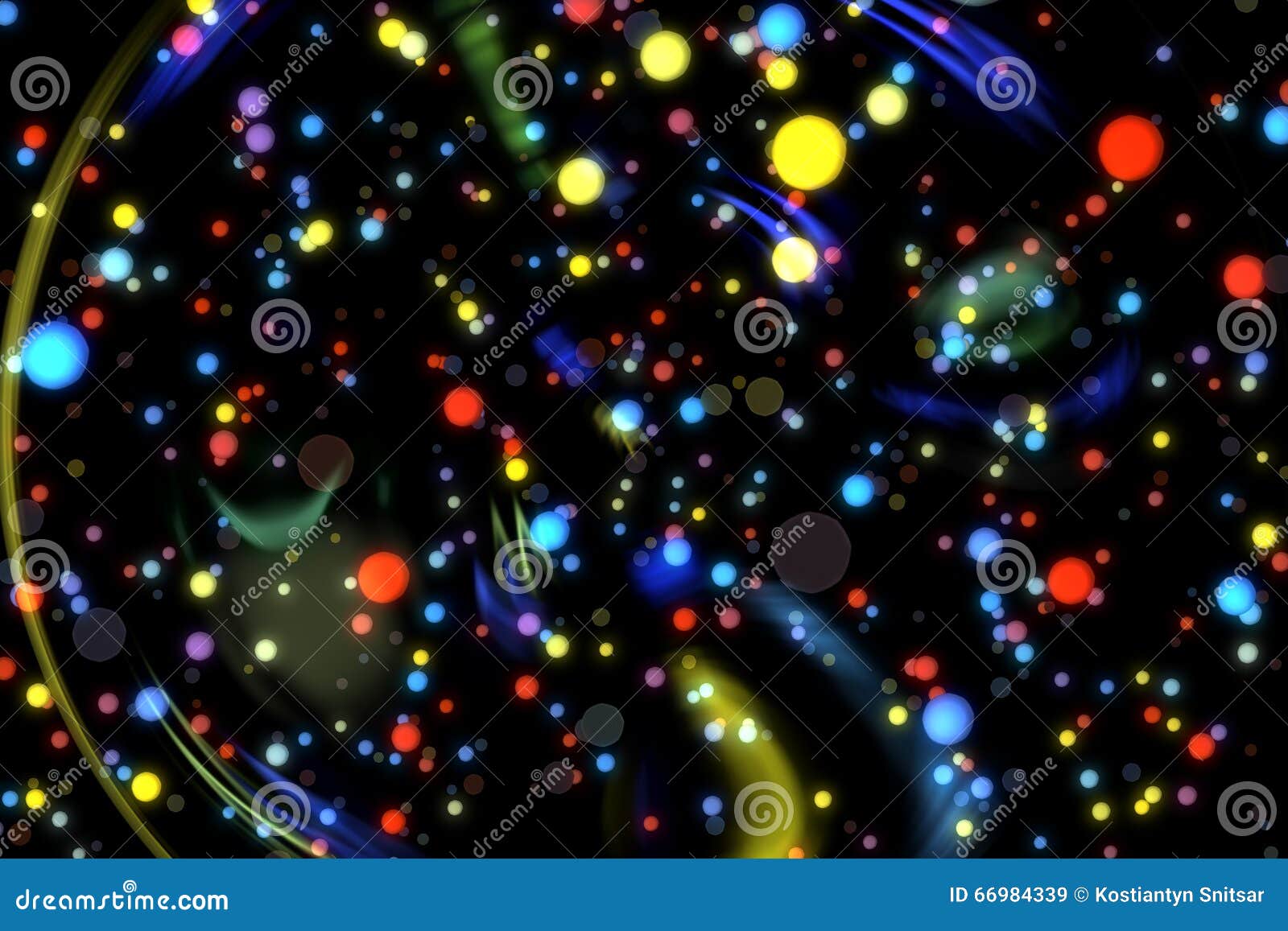 Abstract Image Background Glowing Particles Stock Illustration ...