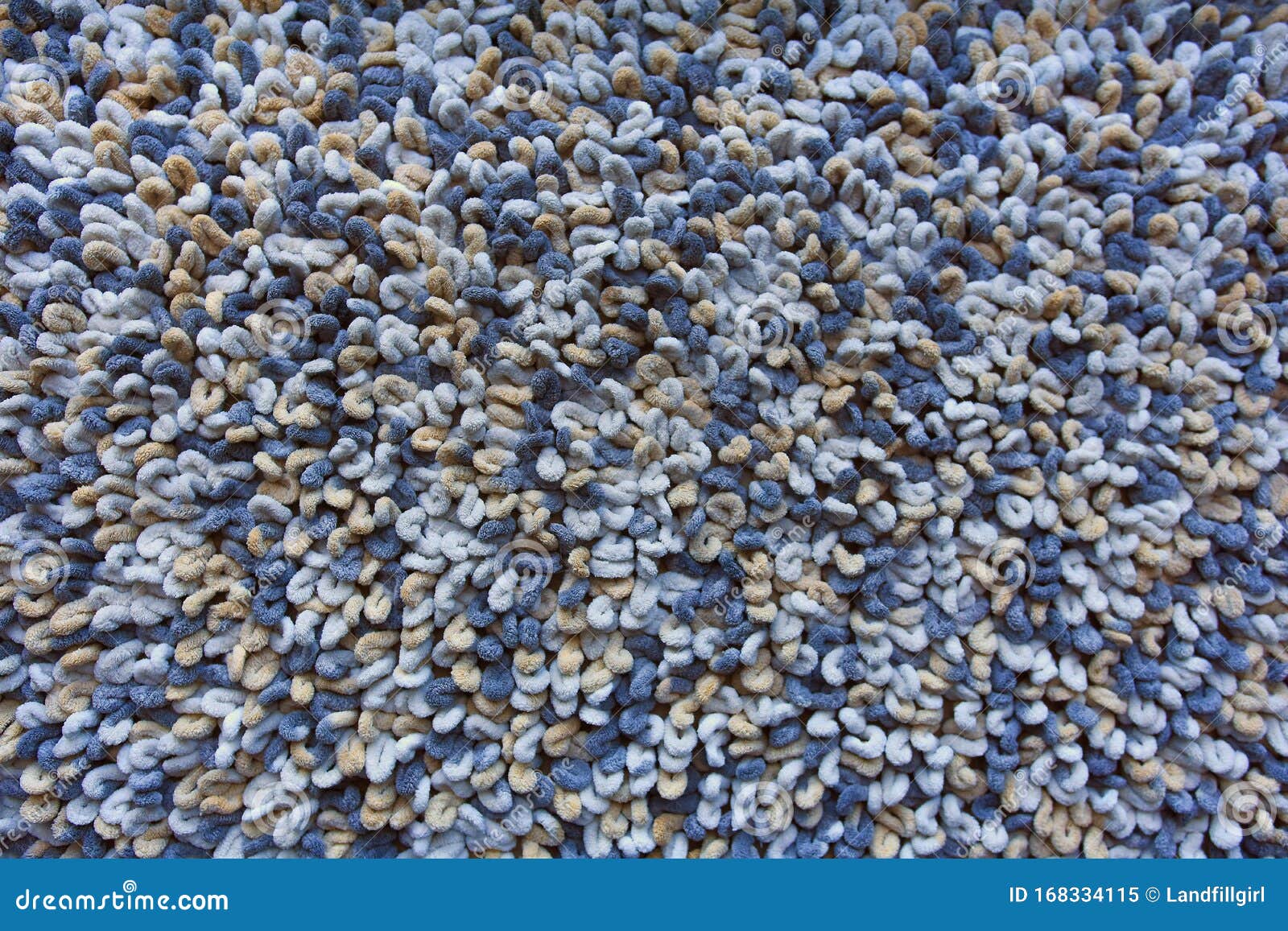 Blue and Brown Loop Carpet Texture Stock Image - Image of pattern ...