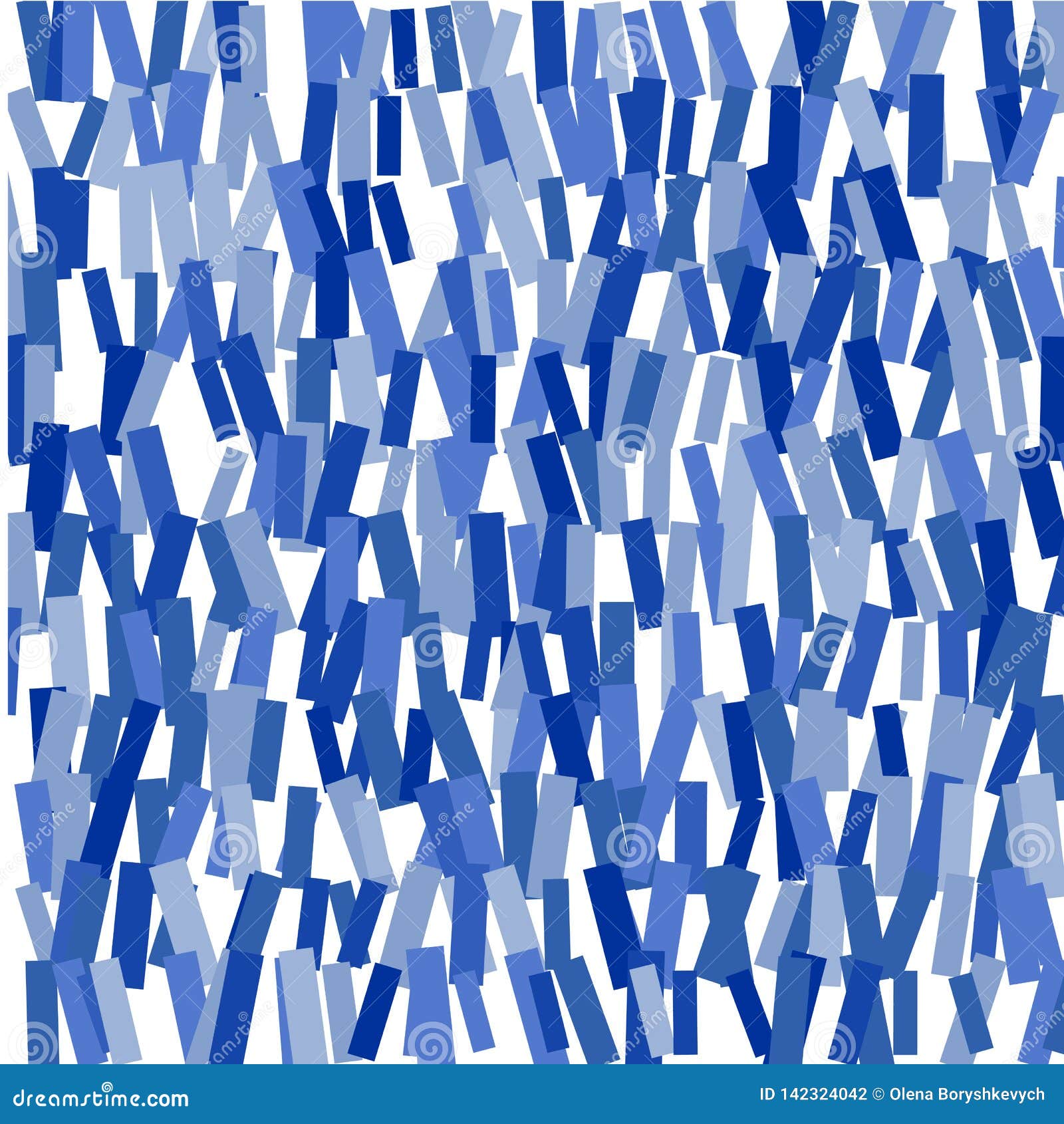 Abstract Image of Blue Rectangles Stock Vector - Illustration of ...