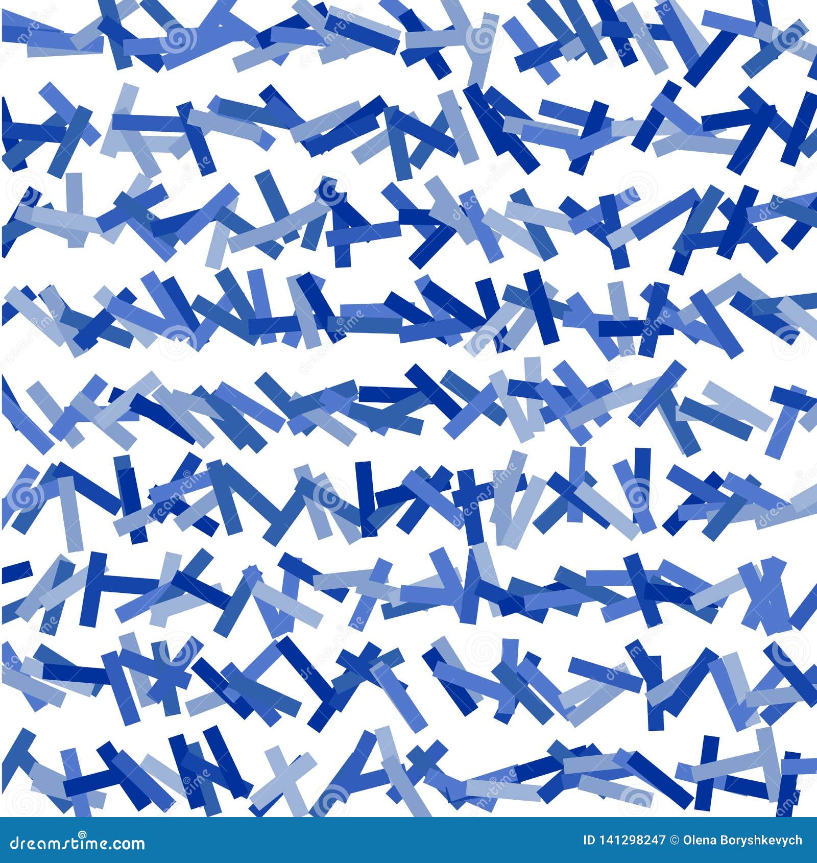 Abstract Image of Blue Rectangles on Whit Background Stock Vector ...