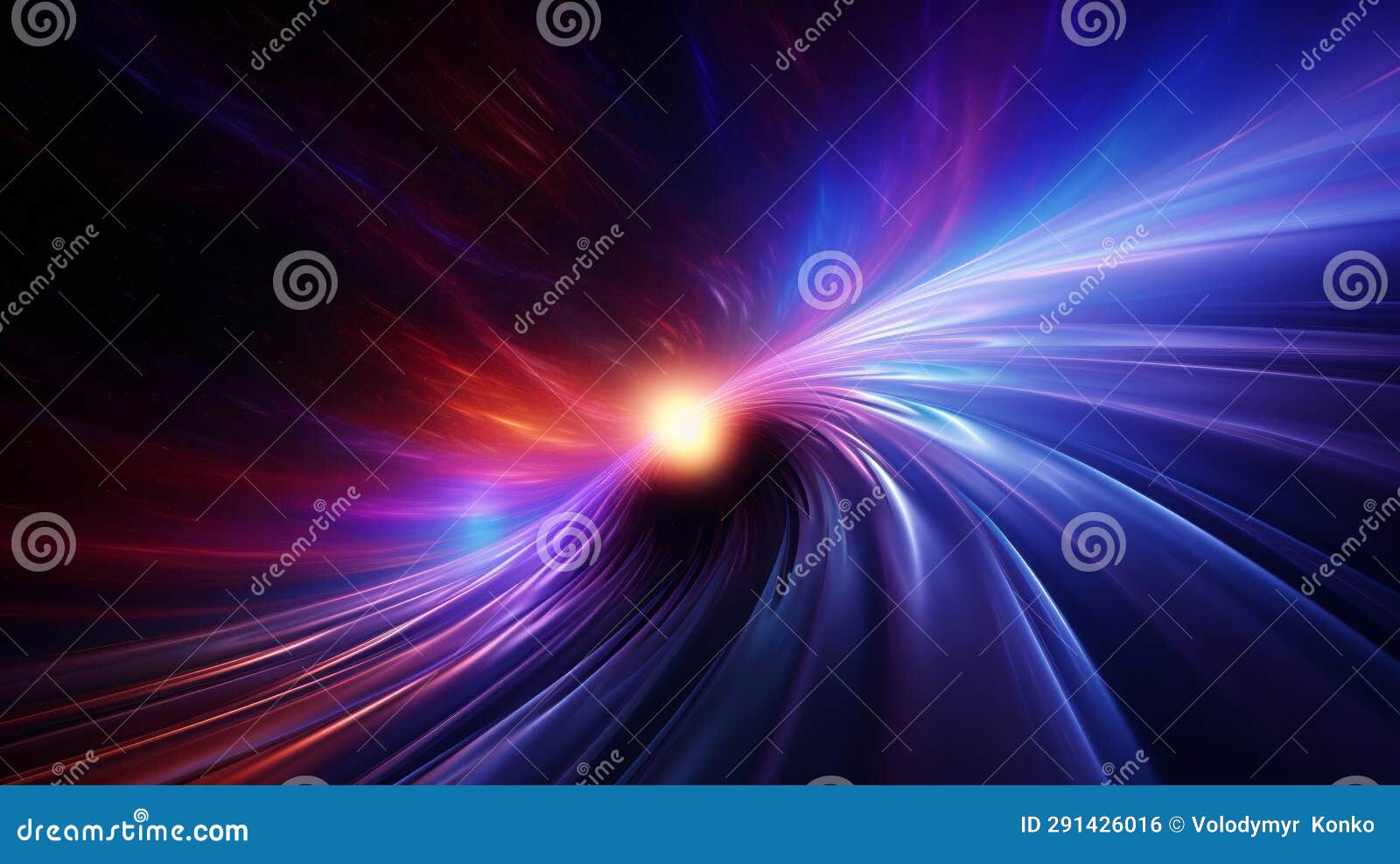 Abstract Blue and Red Lights in a Mesmerizing Display of Color and ...