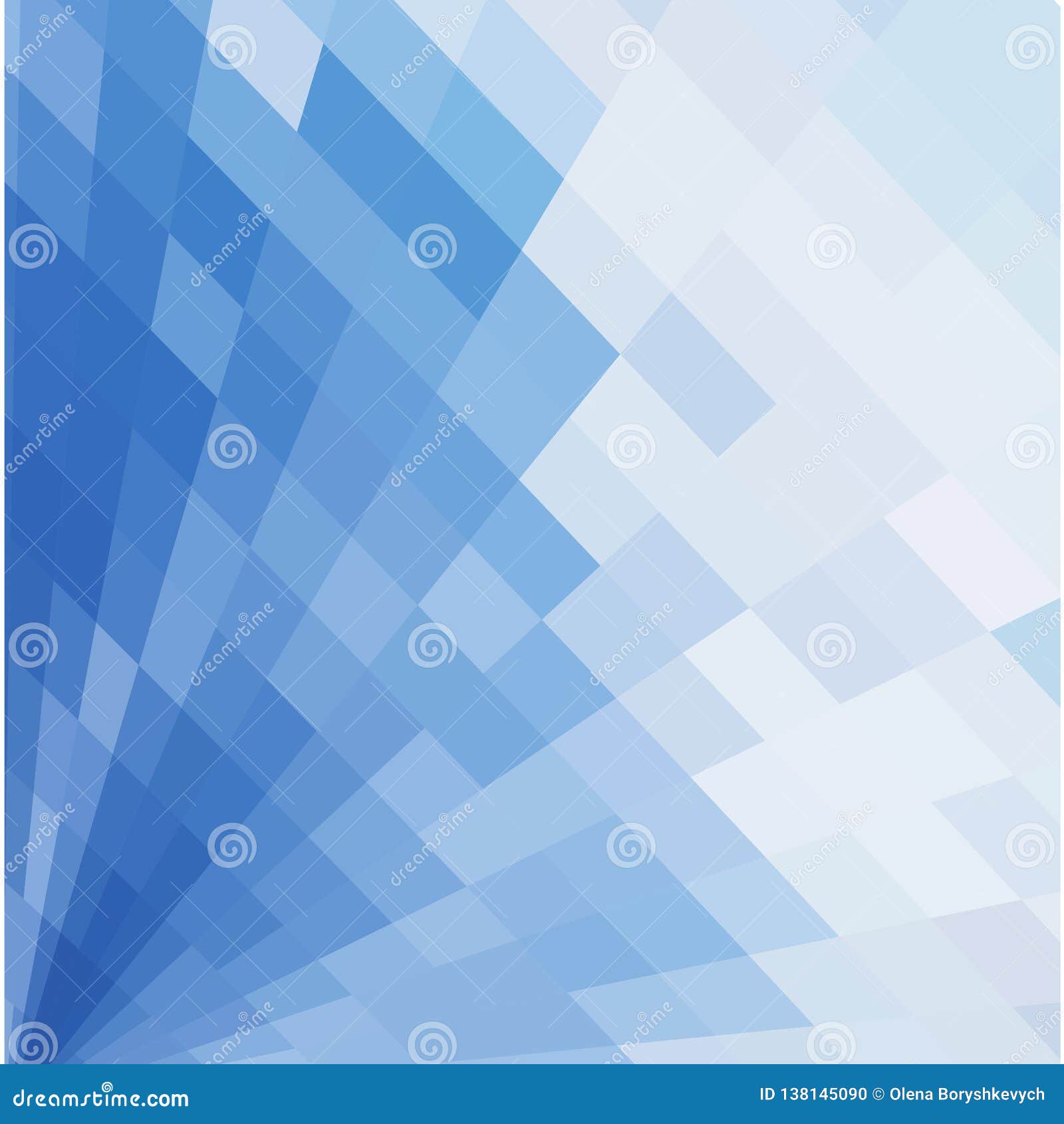 Abstract Image of Blue Squares. Stock Vector - Illustration of sticker ...