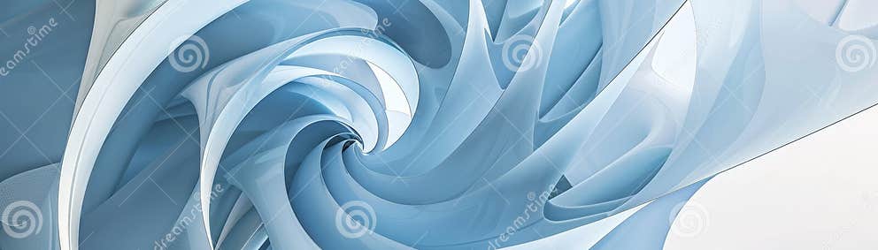 Abstract Blue Swirling Pattern an Abstract Image of a Blue Swirling ...