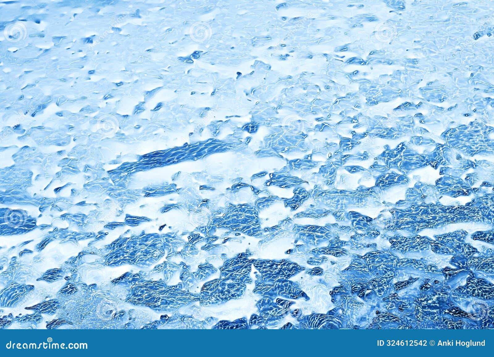 Abstract Image of Blue Water and Ice As Pattern Stock Photo - Image of ...