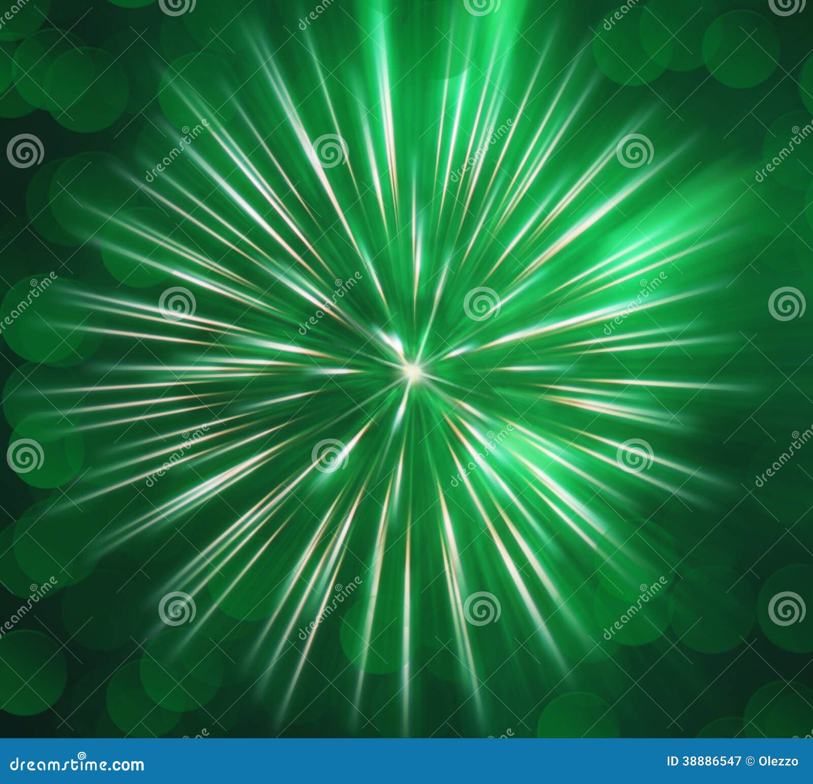 Green Fireworks Stock Photography | CartoonDealer.com #24236348
