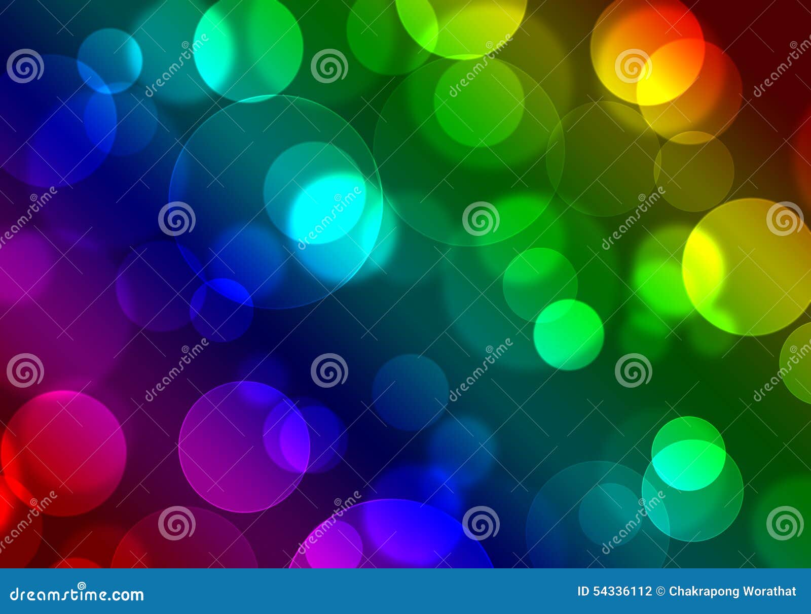 Abstract Image Bokeh Colorful Vivid Burn Background. Stock Illustration ...