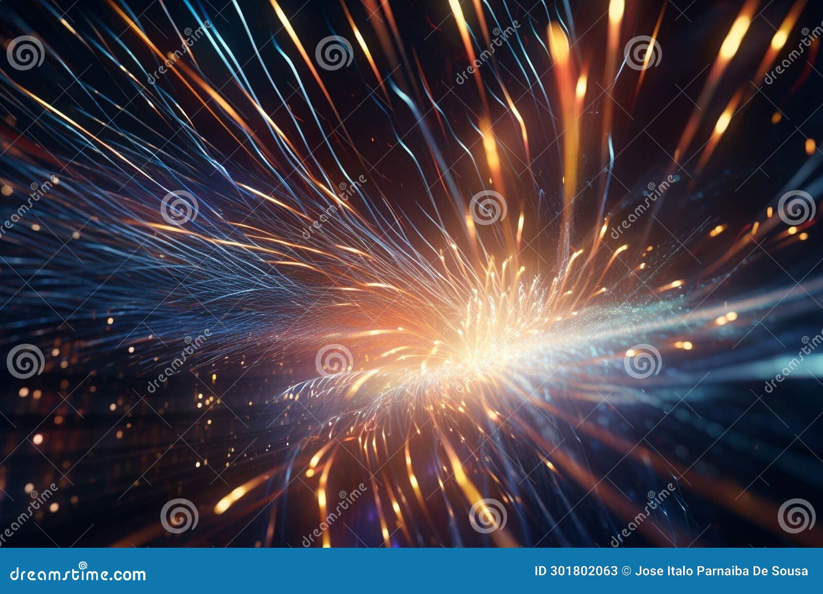 Abstract New Years Background with Dynamic Lines Stock Illustration ...